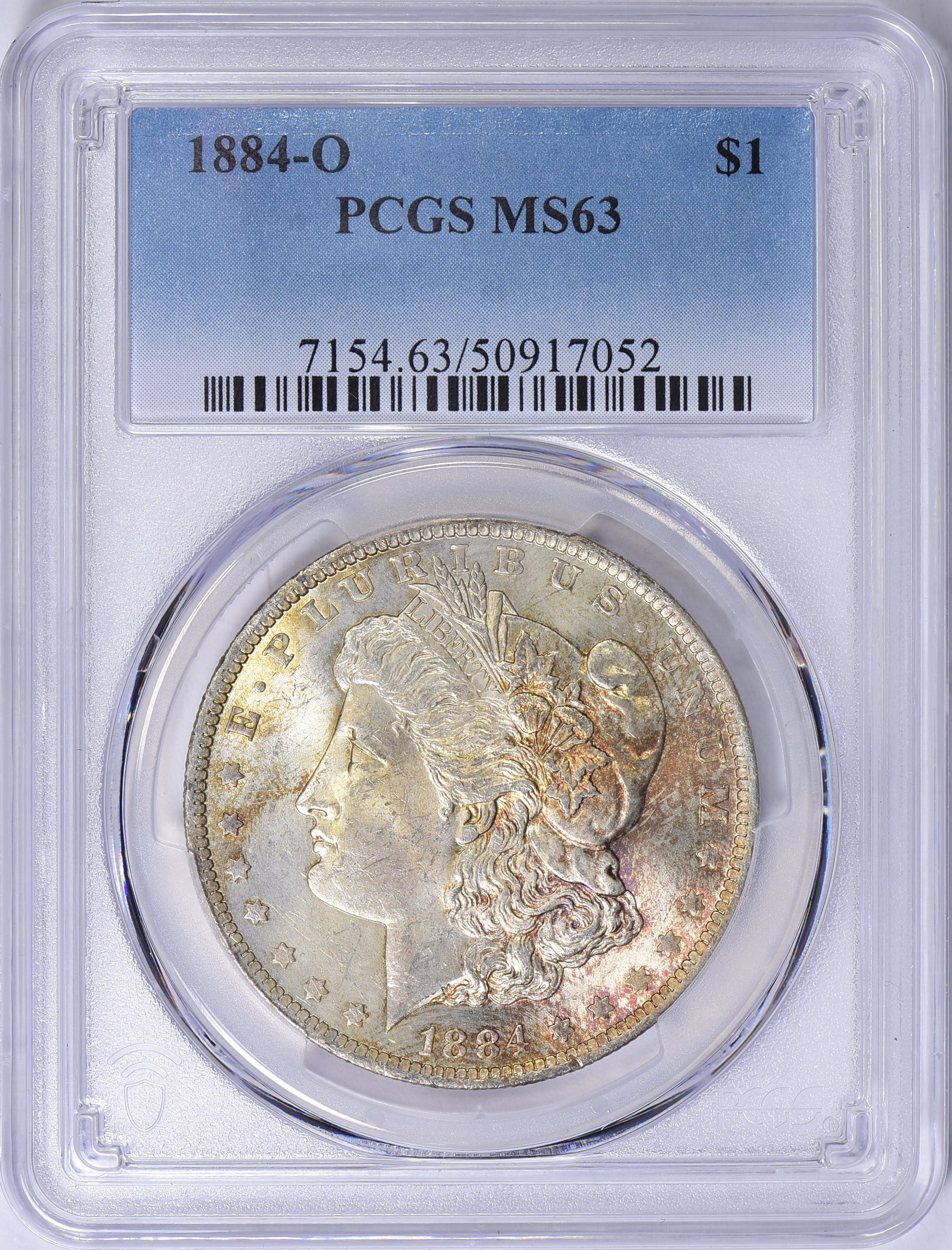 1884-O Morgan Silver Dollar PCGS MS-63 (Item 1744288) | GreatCollections Coin Auctions