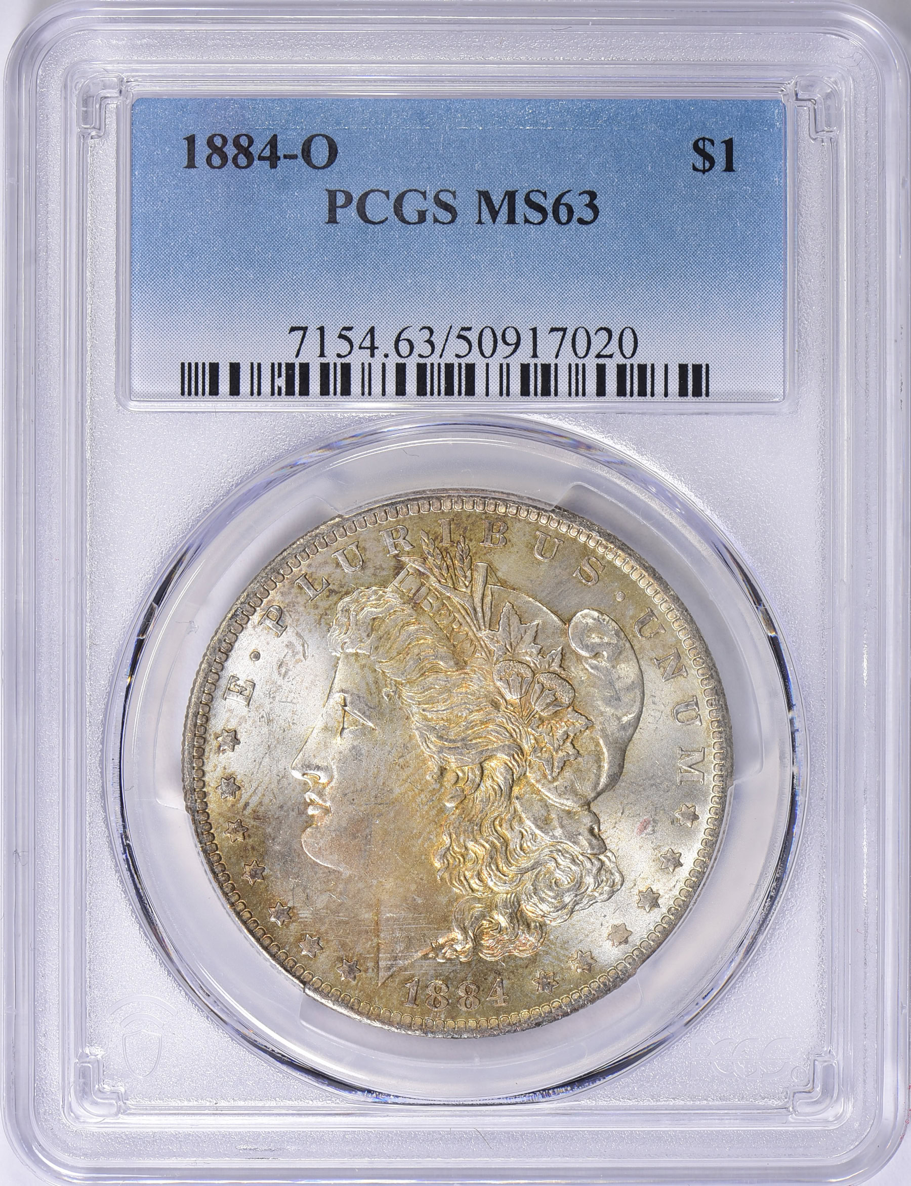 1884-O Morgan Silver Dollar PCGS MS-63 (Item 1744292) | GreatCollections Coin Auctions
