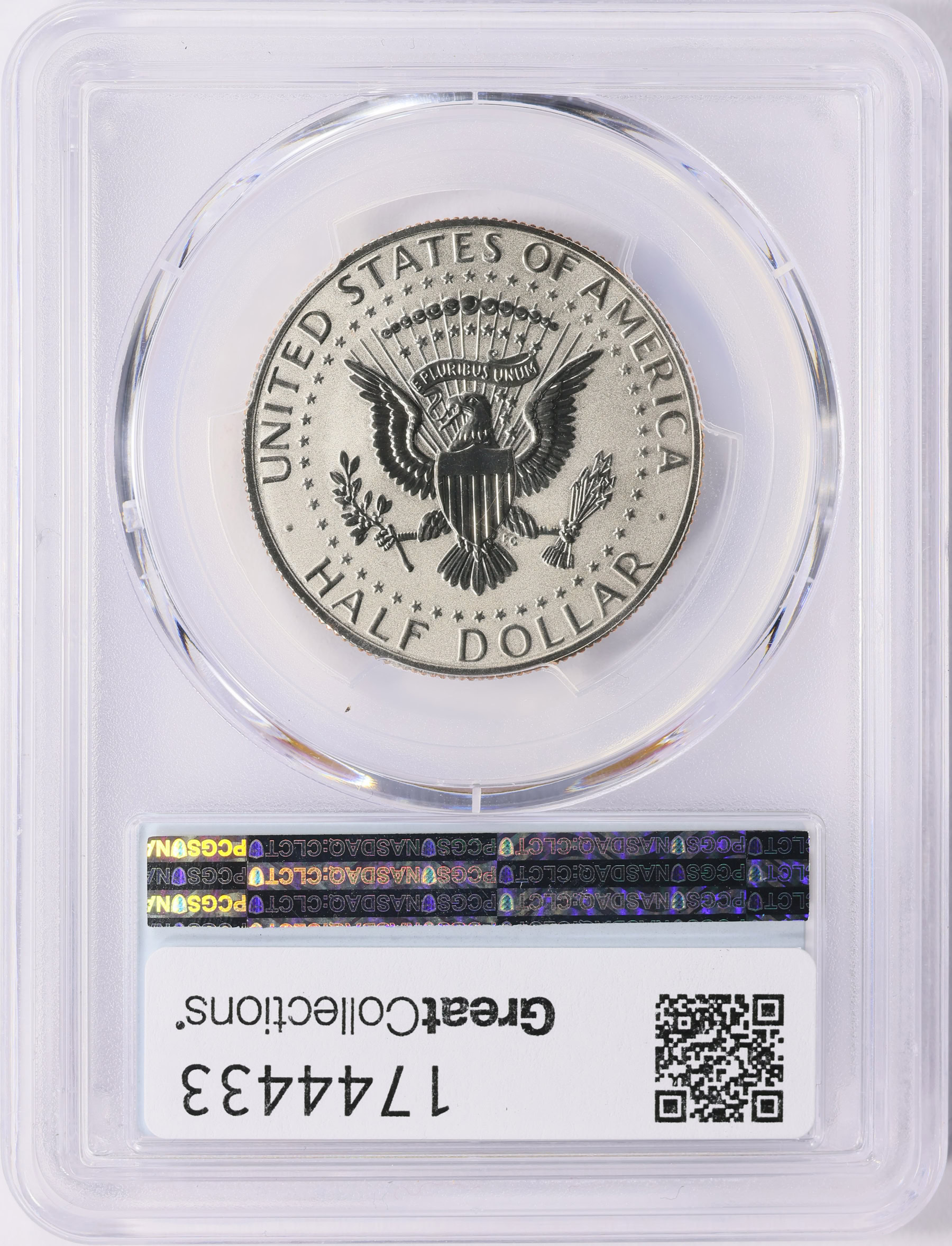 2019-S Kennedy Half Dollar Enhanced Reverse Proof (From the Half Dollar ...