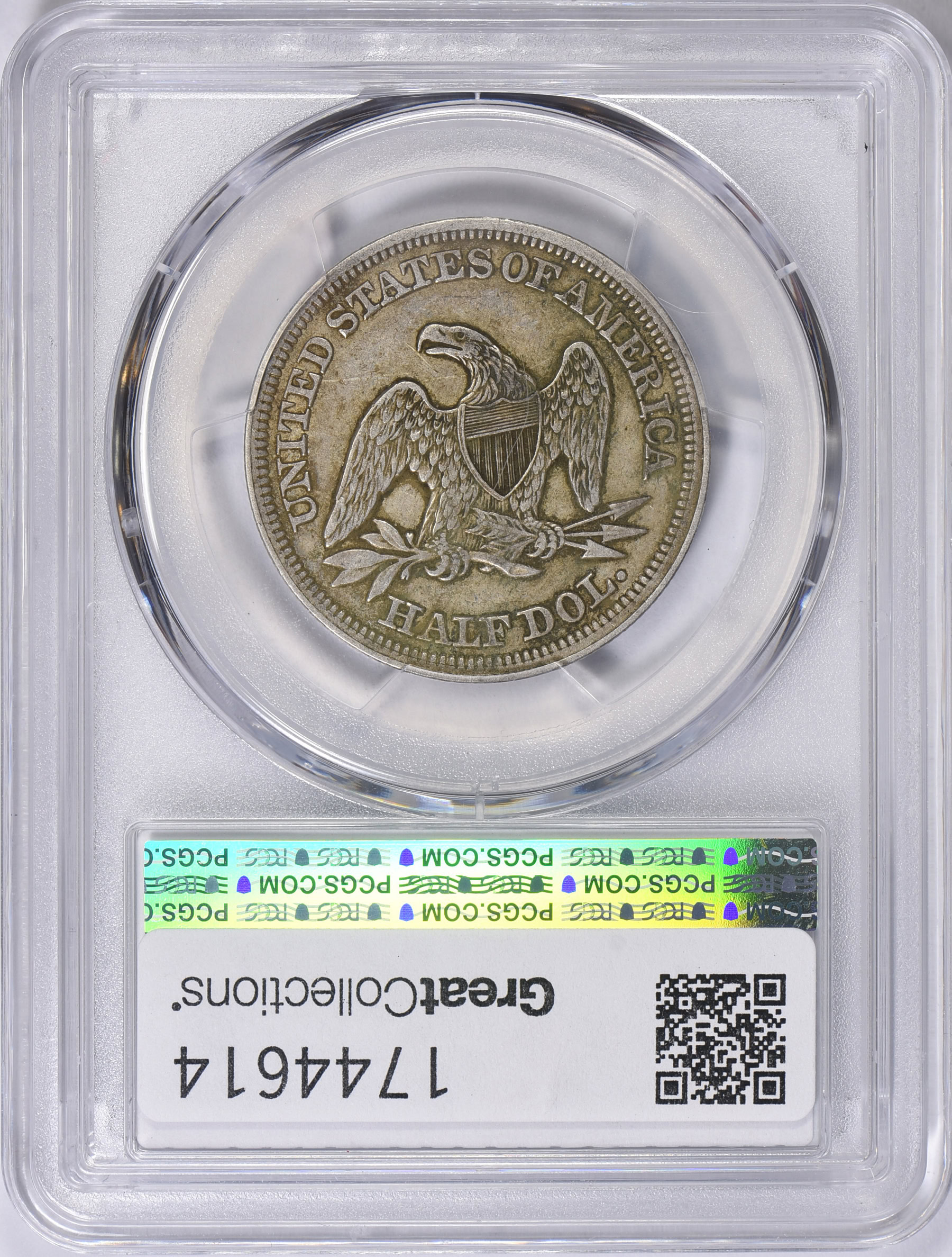 1852 Seated Liberty Half Dollar PCGS XF-45 (Item 1744614) | GreatCollections Coin Auctions