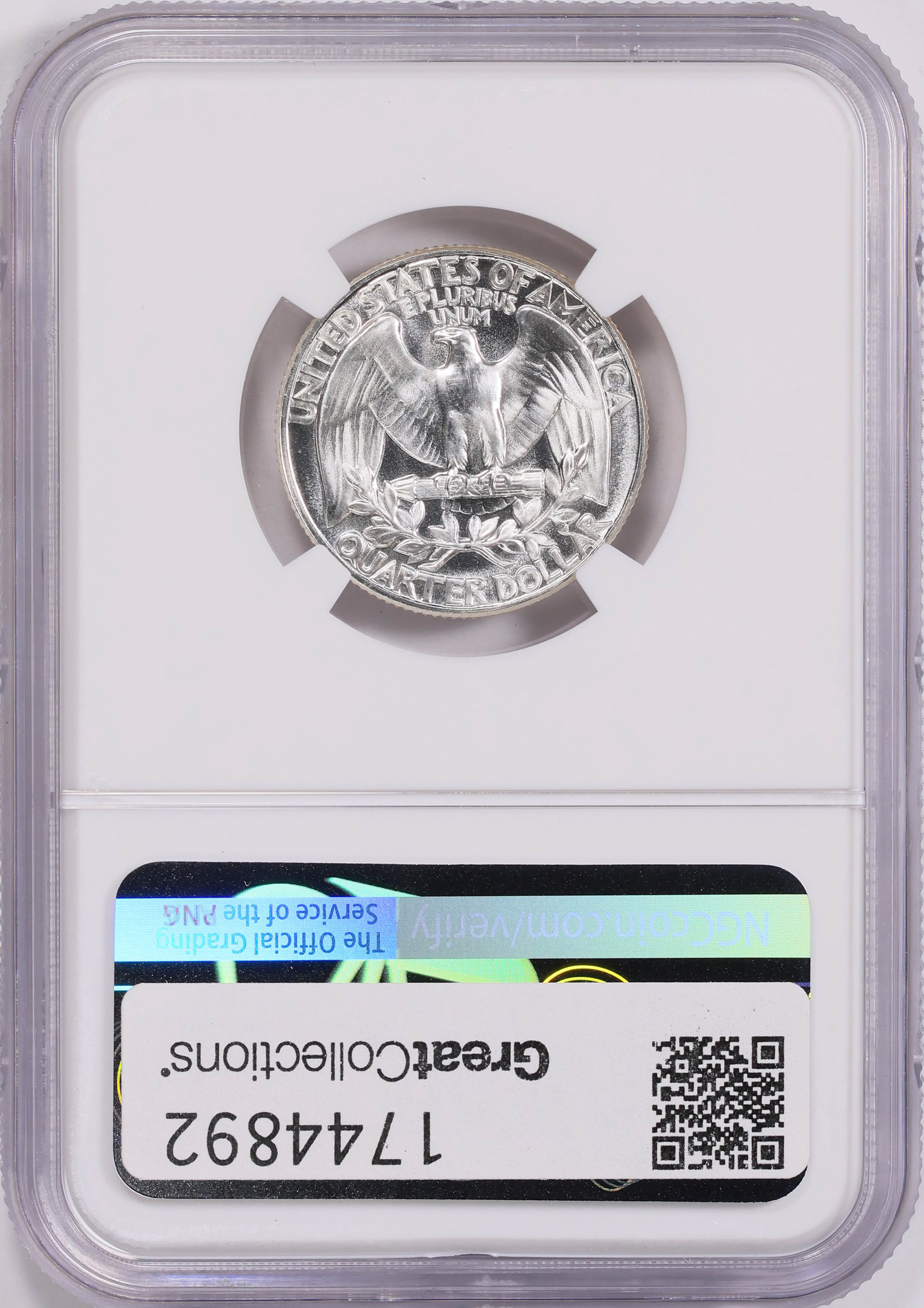 1954 Washington Quarter NGC Proof-66 (Item 1744892) | GreatCollections Coin Auctions