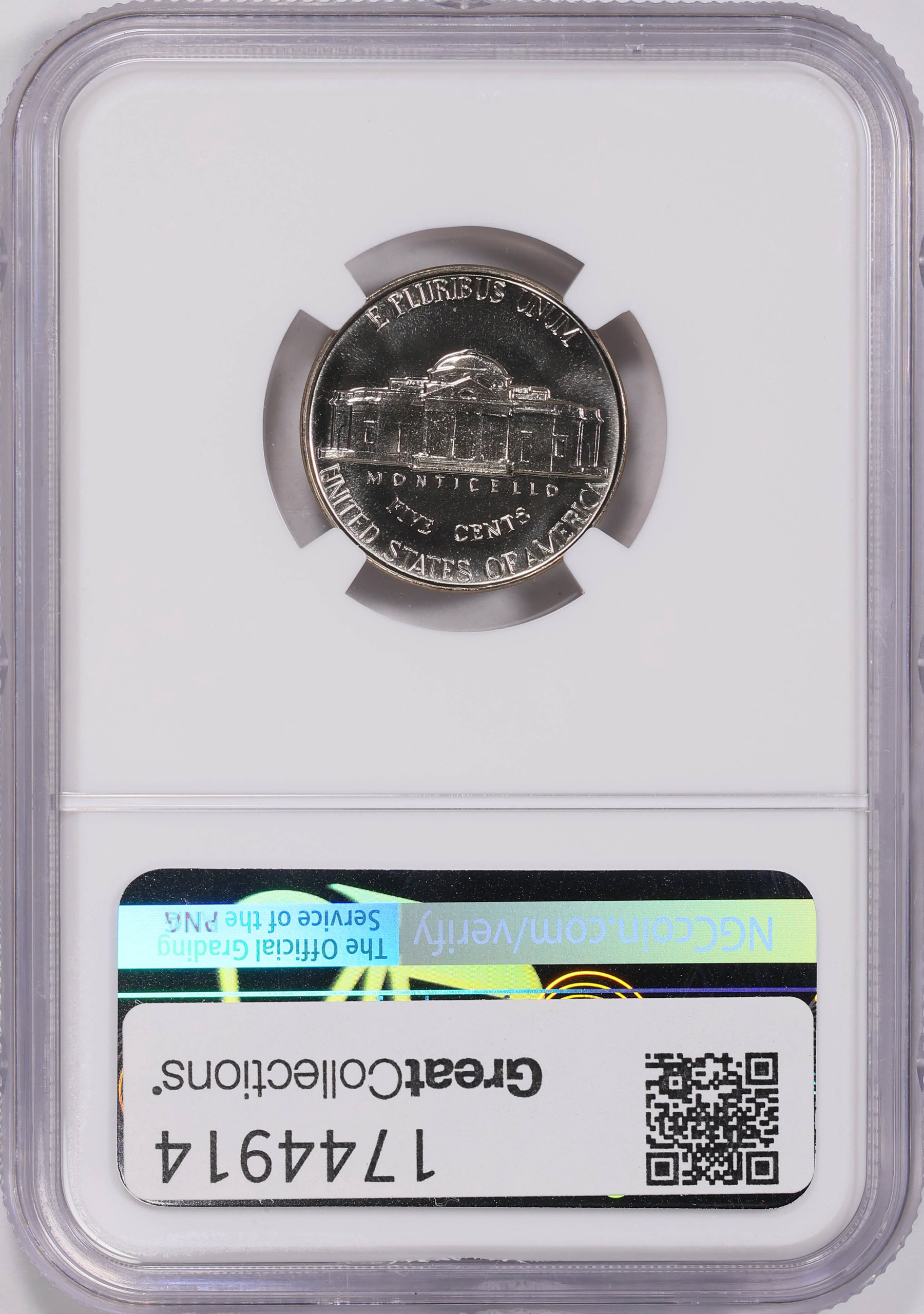 1952 Jefferson Nickel NGC Proof-67 (Item 1744914) | GreatCollections ...