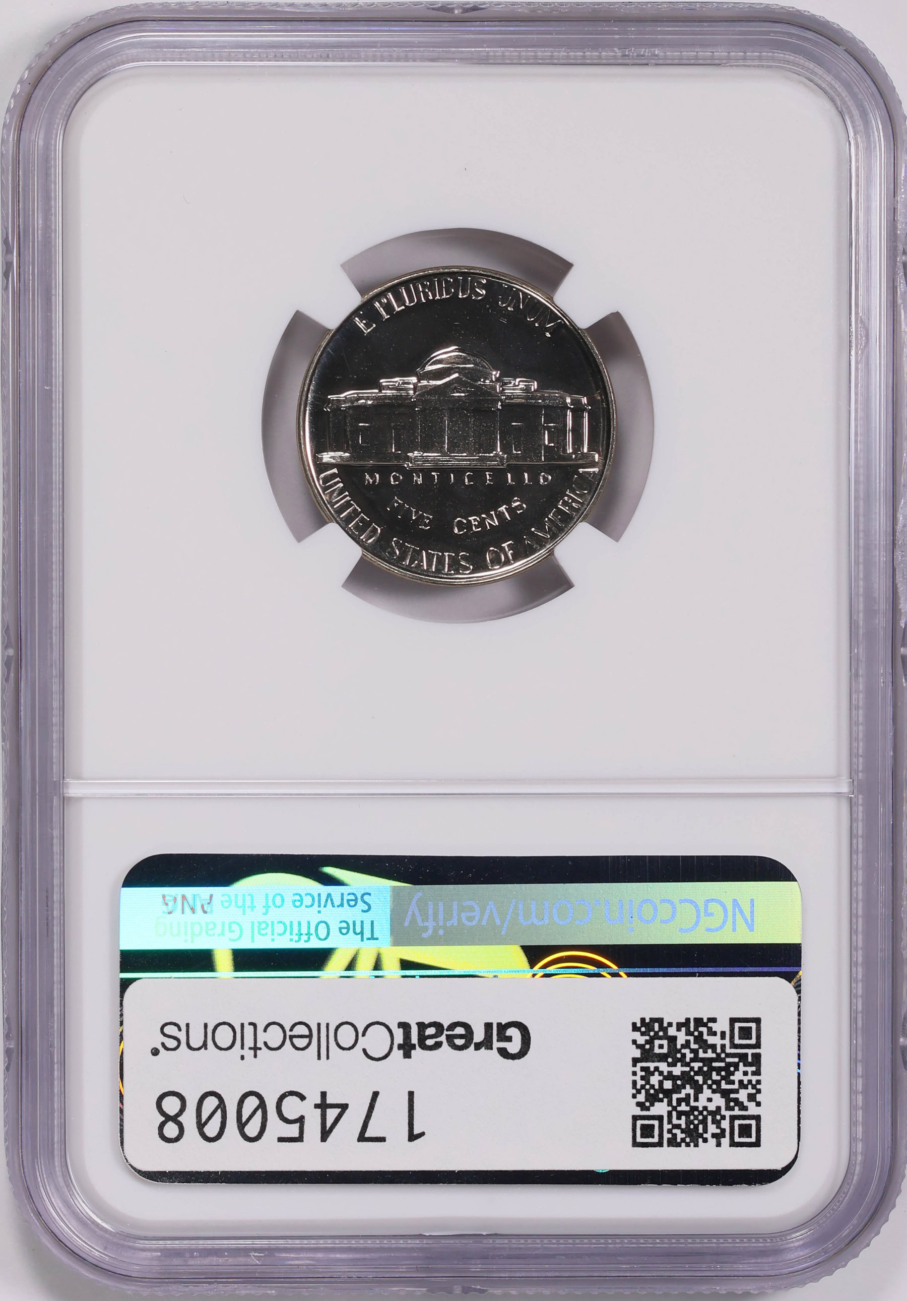 1953 Jefferson Nickel NGC Proof-66 (Item 1745008) | GreatCollections Coin Auctions