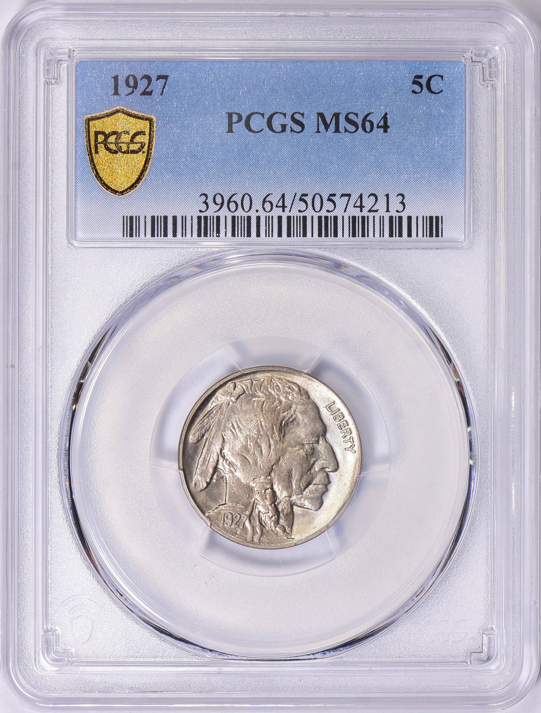 1927 Buffalo Nickel PCGS MS-64 (Item 1745233) | GreatCollections Coin ...
