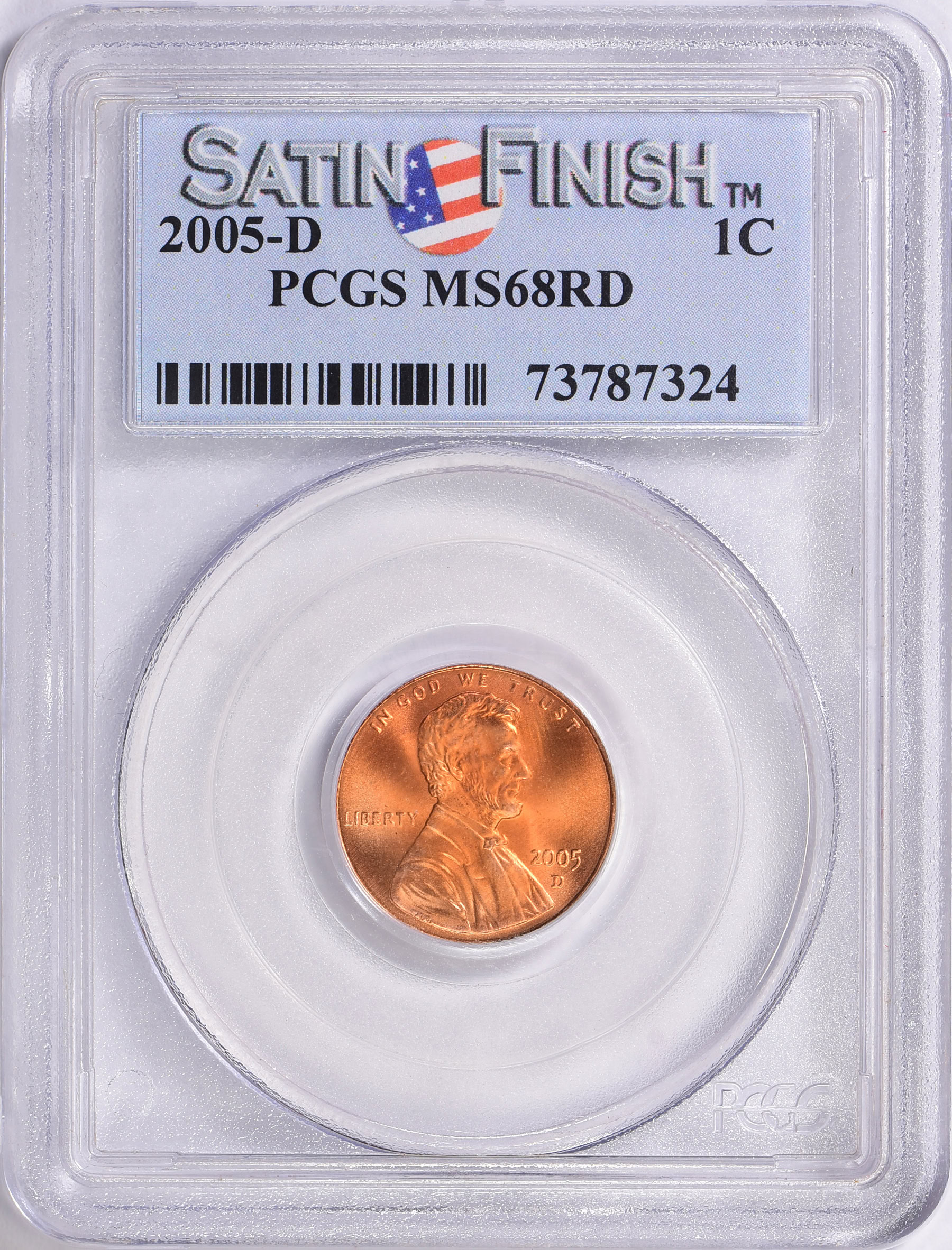 2005-D Lincoln Cent Satin Finish PCGS MS-68 RD (Item 1745278 ...
