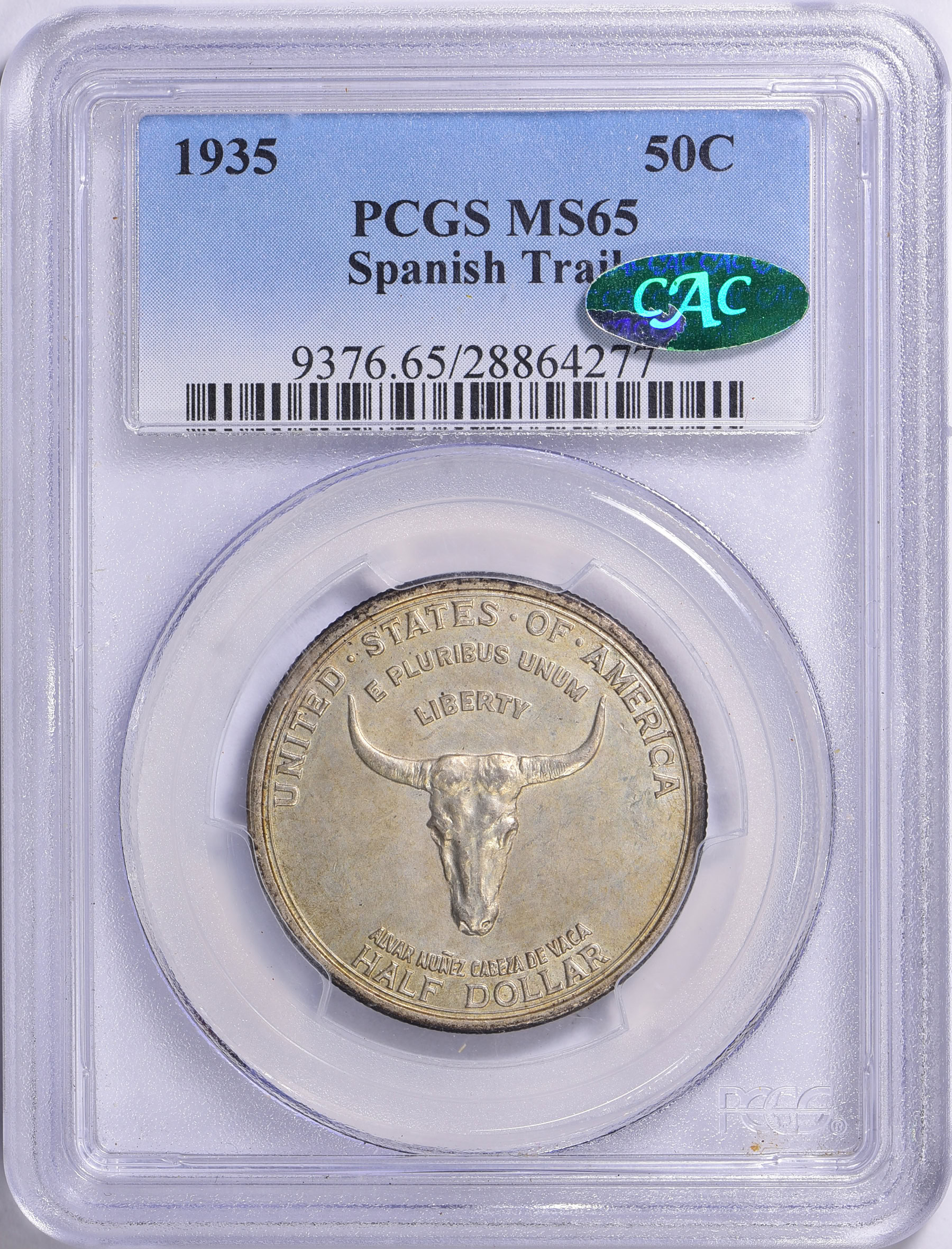 1935 Old Spanish Trail Half Dollar PCGS MS-65 (CAC Green) (Item 1745484 ...