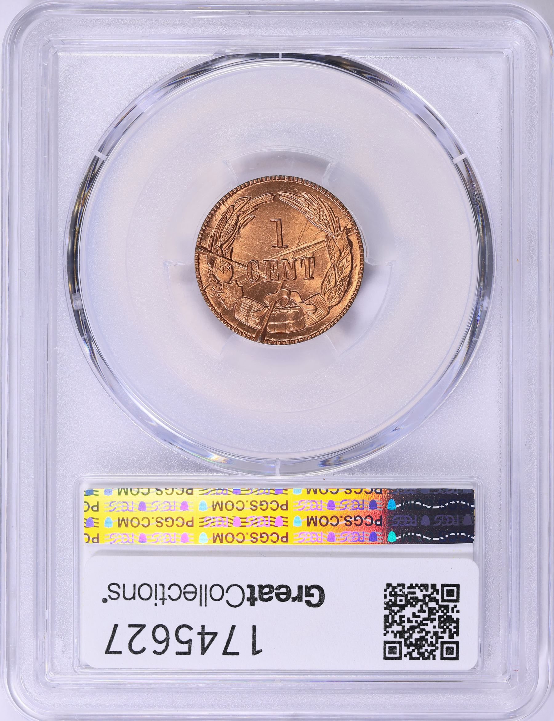 1861 Confederate States of America - CSA Restrike - Copper PCGS Proof ...