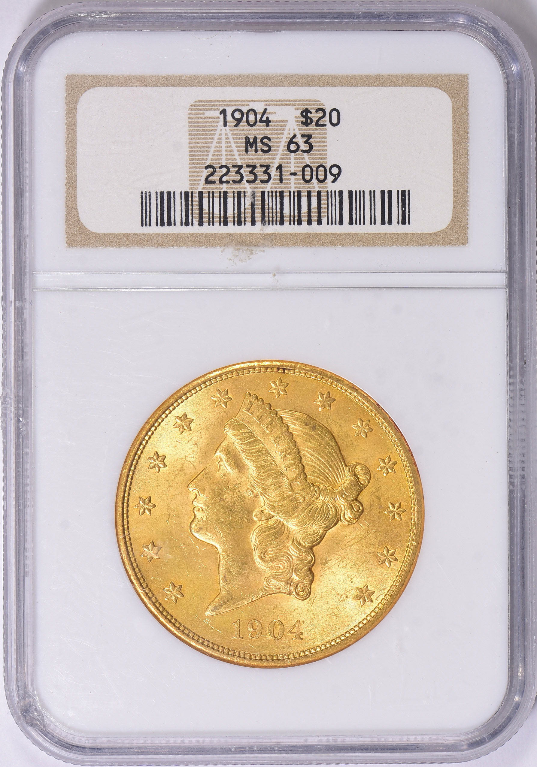 1904 Liberty Gold Double Eagle NGC MS-63 (Item 1745668) | GreatCollections Coin Auctions