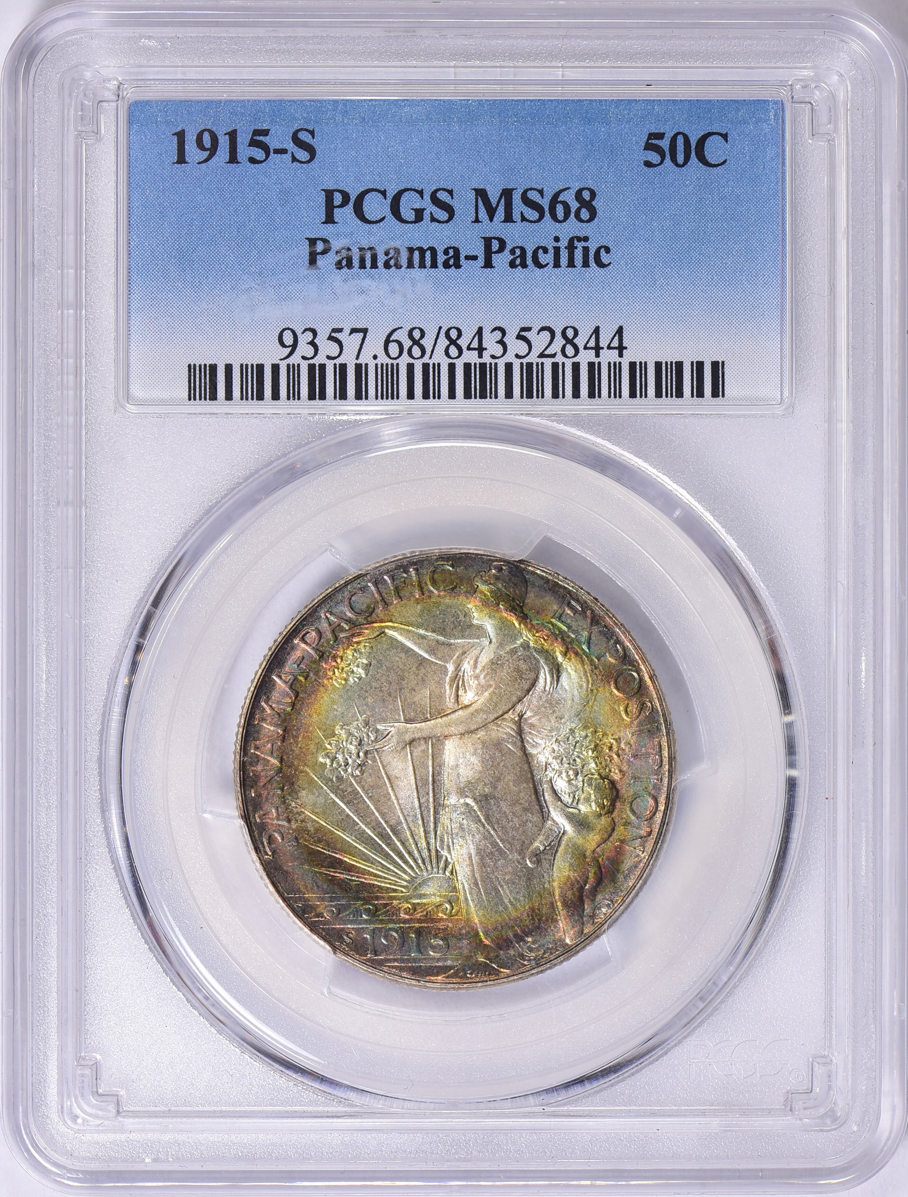 1915-S Panama-Pacific Exposition Half Dollar PCGS MS-68 (Toned) (Item 1745954 ...