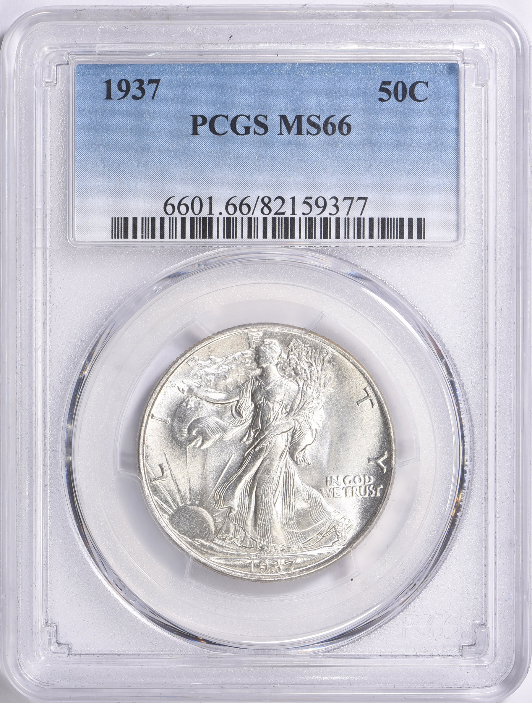 1937 Walking Liberty Half Dollar PCGS MS-66 (Item 1745980) | GreatCollections Coin Auctions