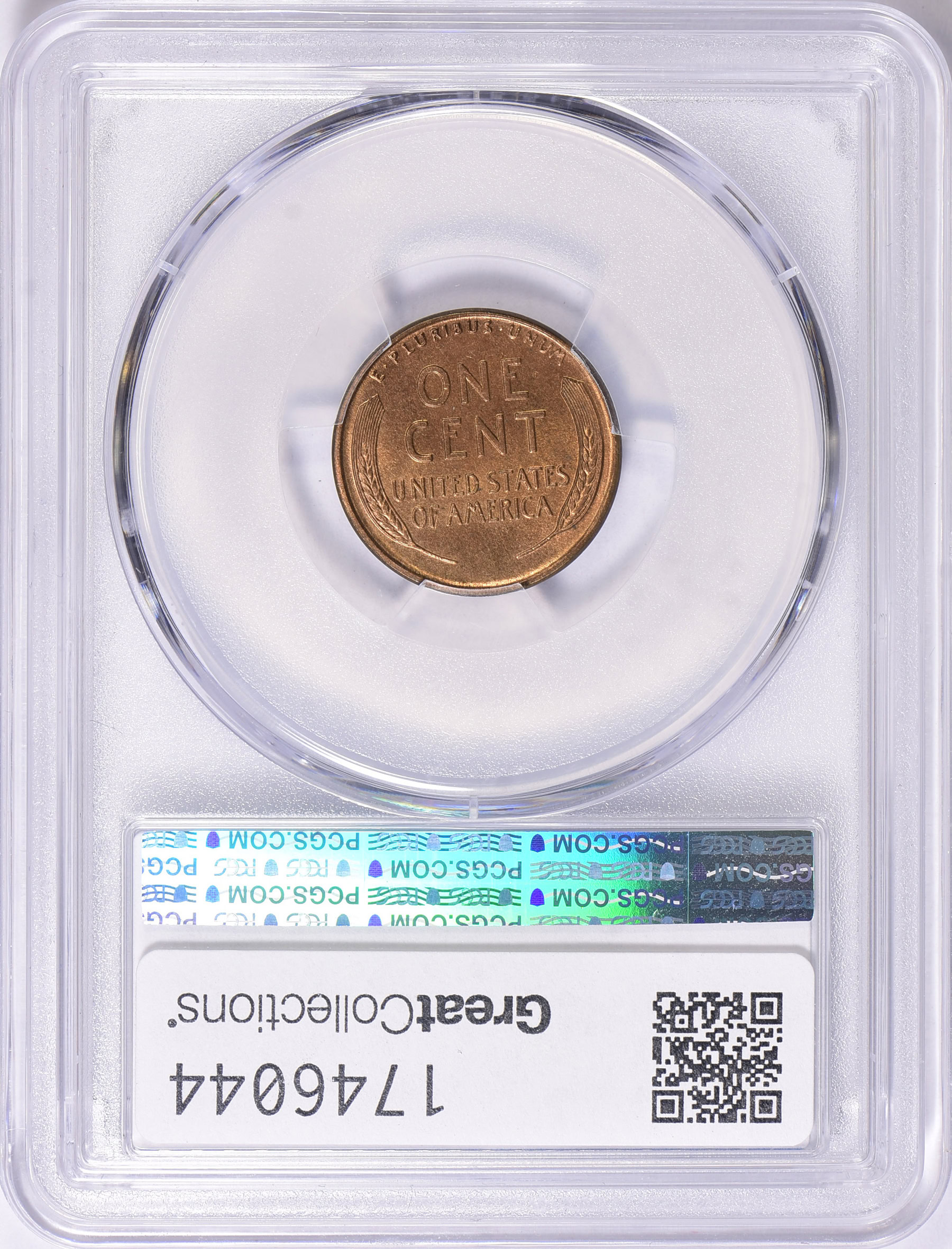 1920-S Lincoln Cent PCGS MS-65+ RD (CAC Green) (Ex. Stewart Blay / Red ...