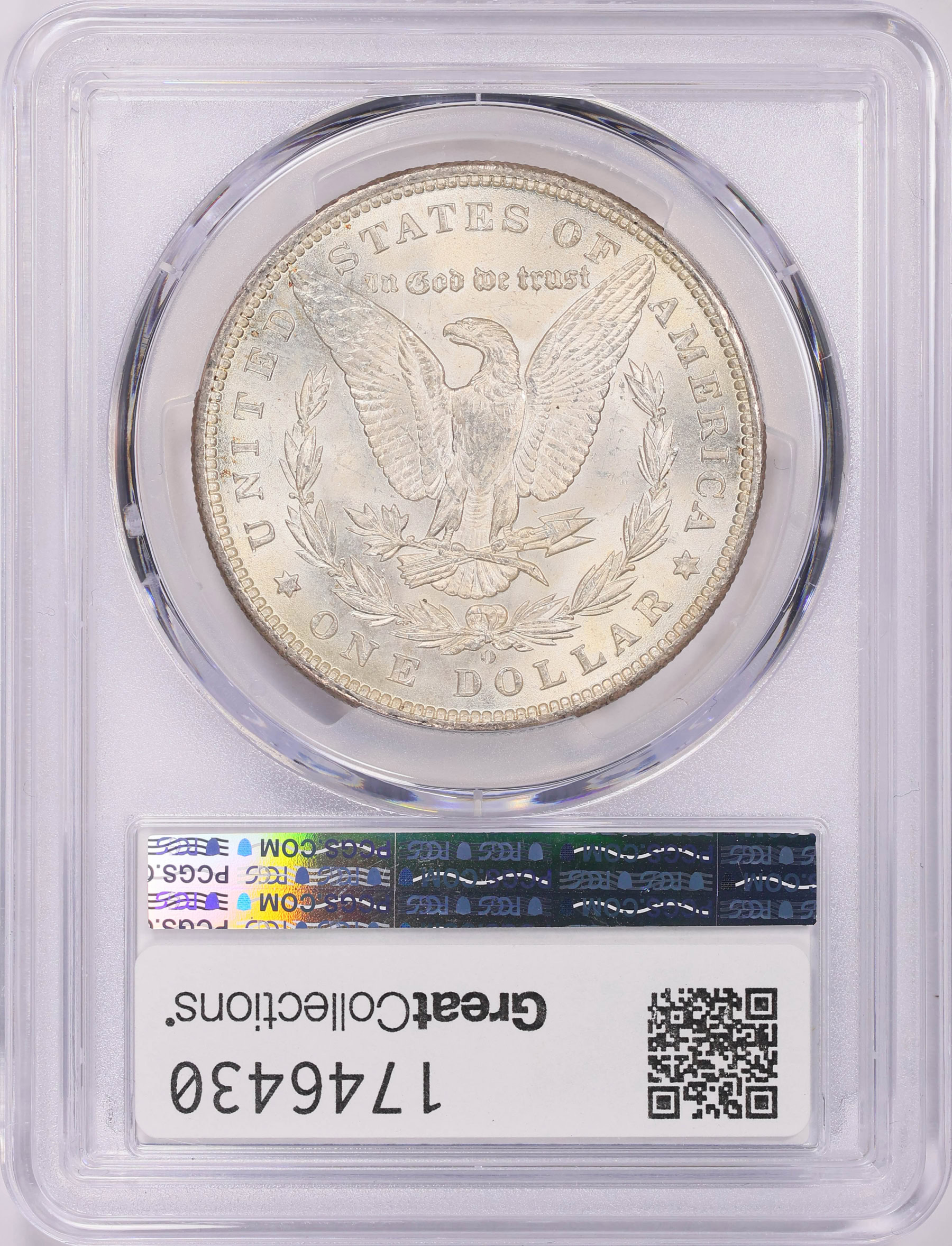 1898-O Morgan Silver Dollar PCGS MS-64 (Toned) (Item 1746430) | GreatCollections Coin Auctions