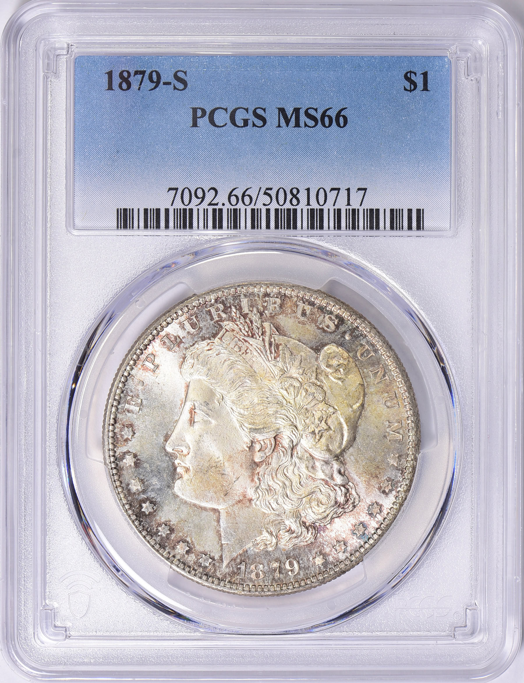 1879-S Morgan Silver Dollar PCGS MS-66 (Toned) (Item 1746997 ...