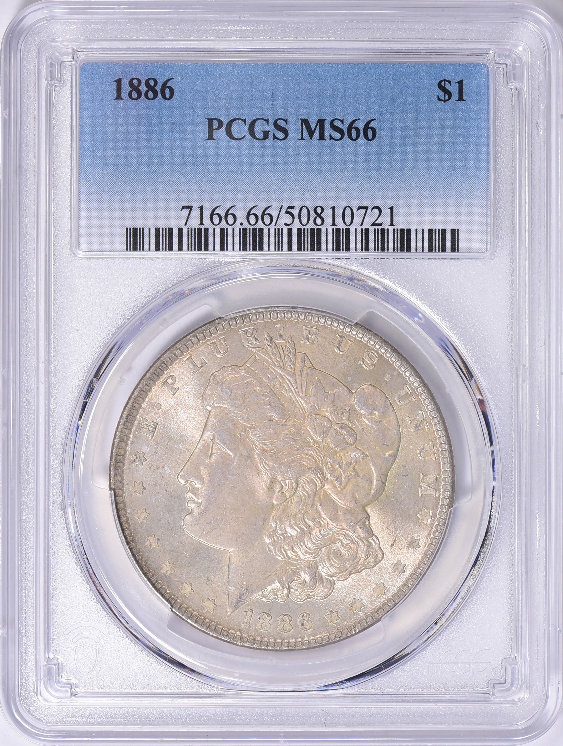 1886 Morgan Silver Dollar PCGS MS-66 (Item 1747008) | GreatCollections Coin Auctions