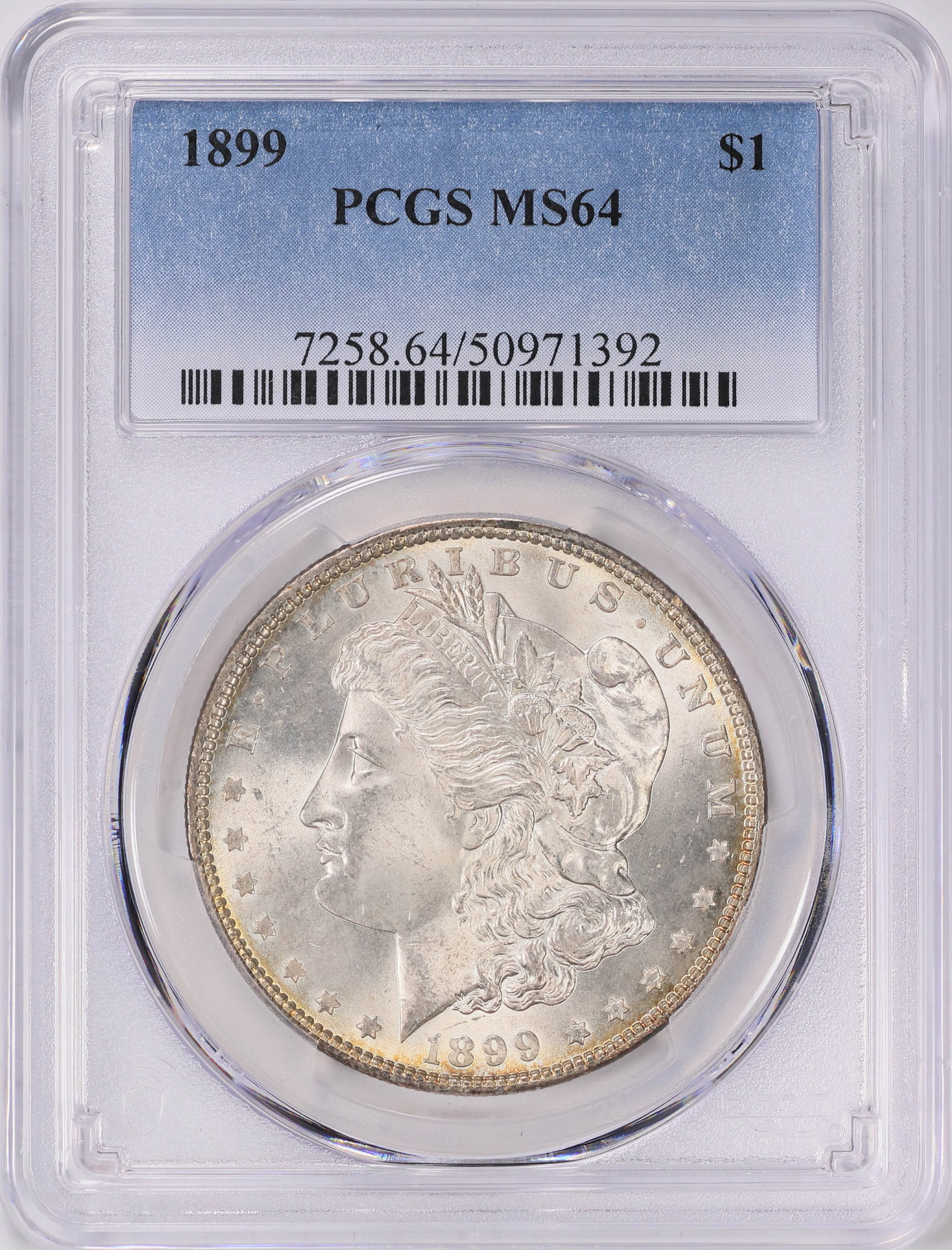 1899 Morgan Silver Dollar PCGS MS-64 (Item 1747063) | GreatCollections Coin Auctions