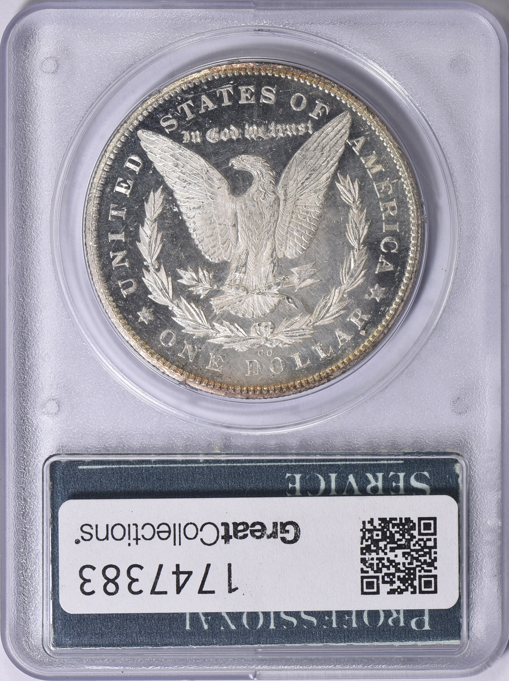1878-CC Morgan Silver Dollar PCGS MS-63 PL (CAC Green) OGH (1st Gen) (Item 1747383 ...