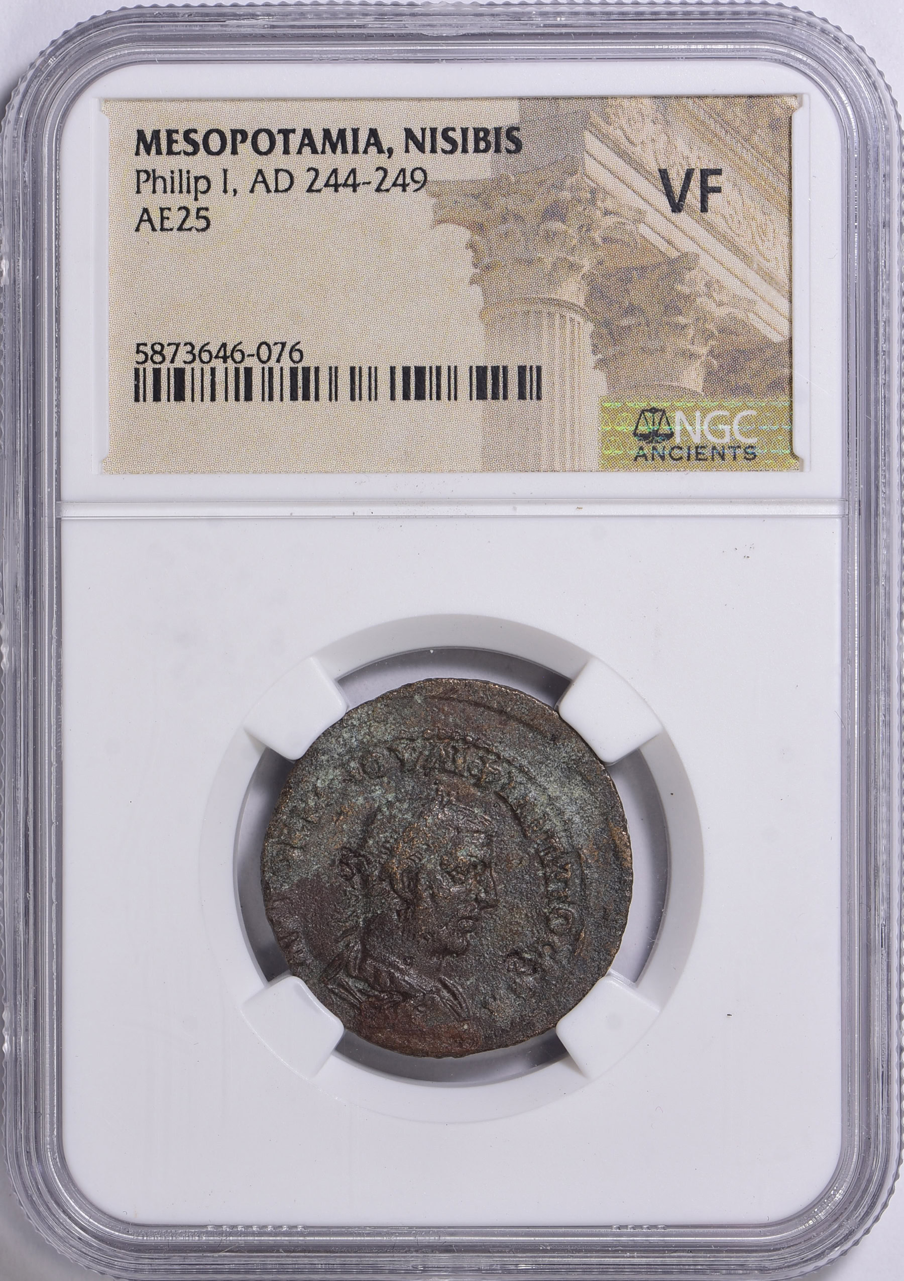 Ancient Roman Empire, Provincial Mesopotamia. Philip I (A.D. 244-249 ...