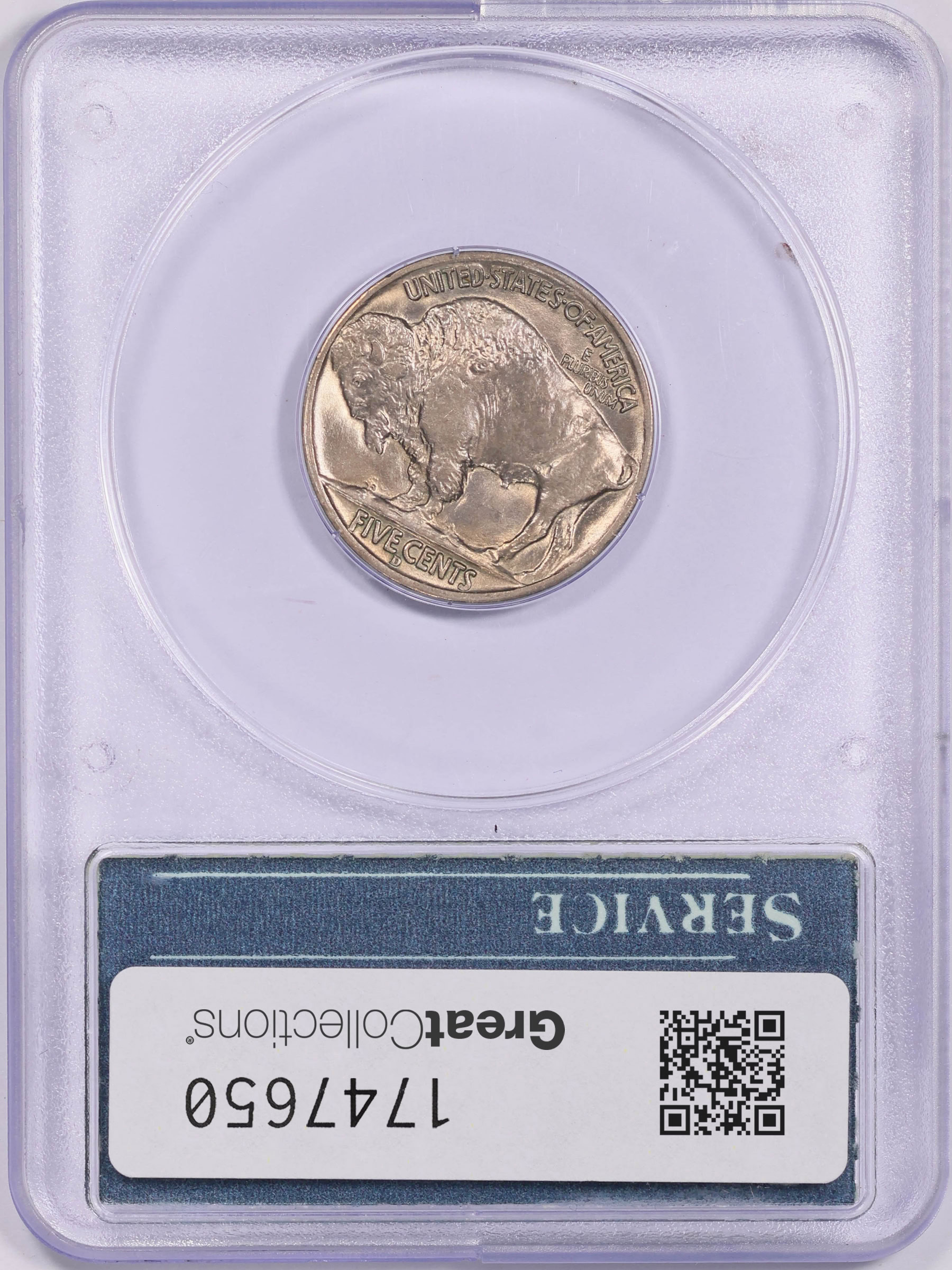1938-D Buffalo Nickel PCGS MS-66 (CAC Green) OGH (1st Gen) (Item 1747650) | GreatCollections ...