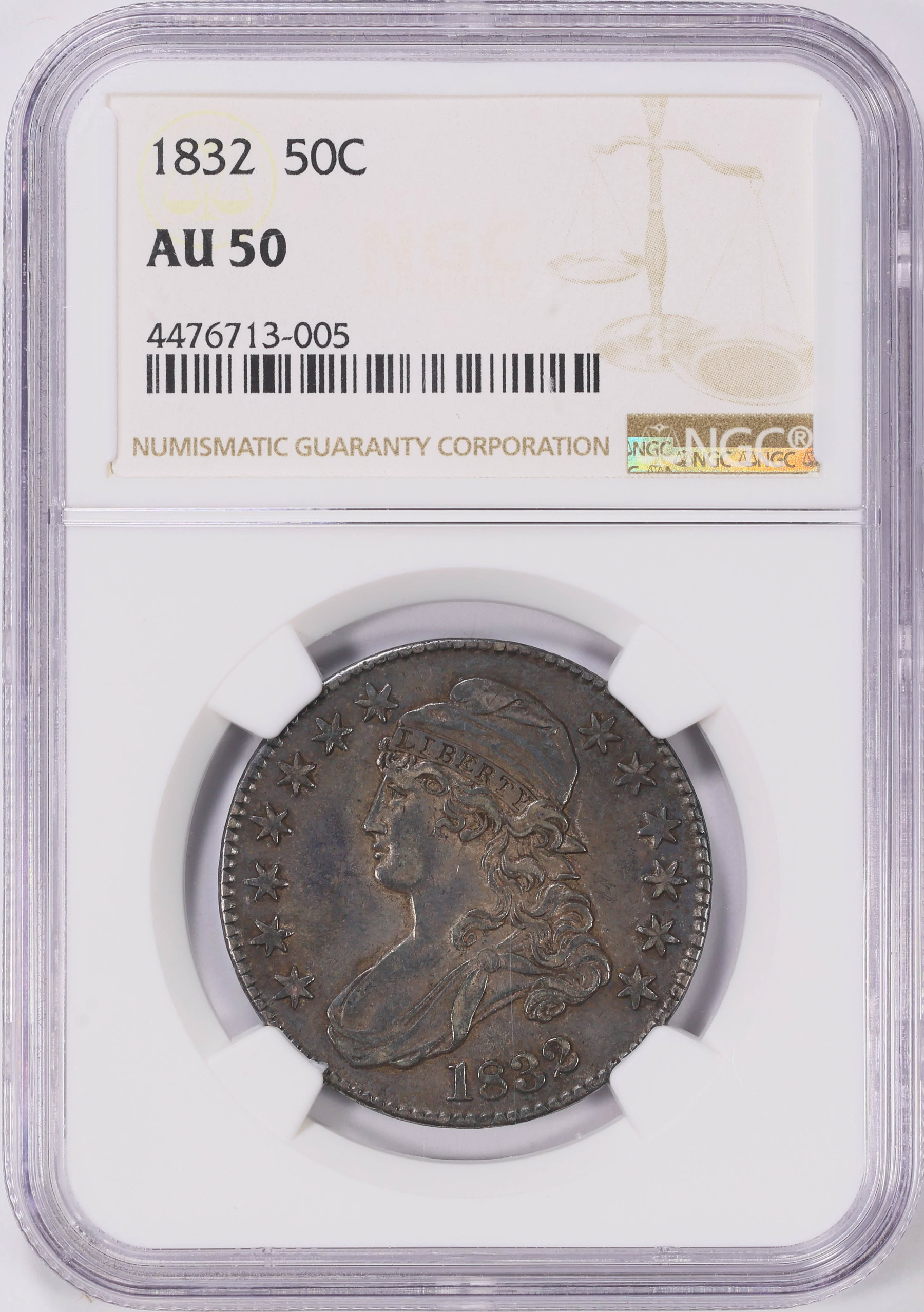 1832 Capped Bust Half Dollar NGC AU-50 (Item 1747804 ...