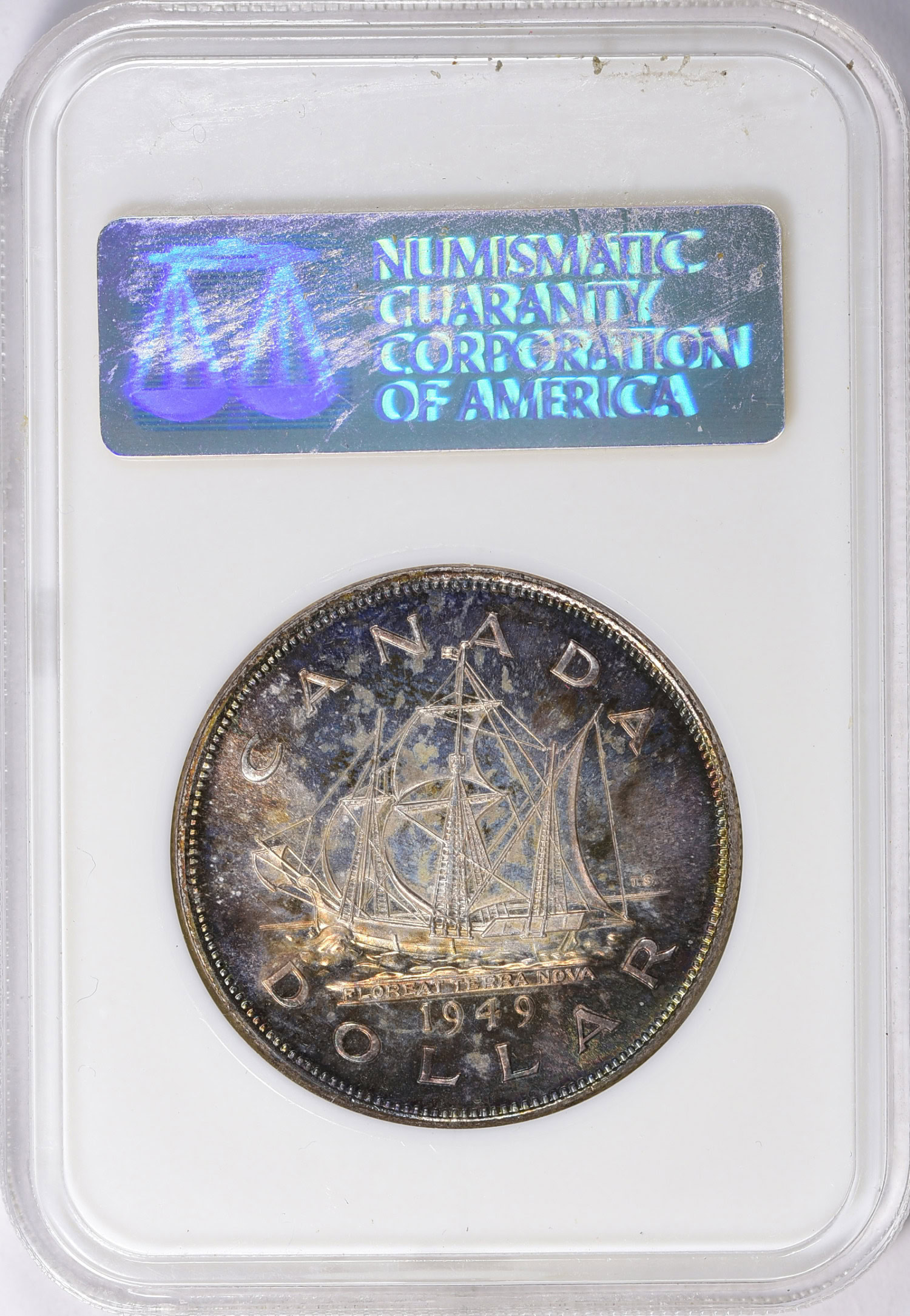 Canada 1949 Silver Dollar Newfoundland KM-47 NGC MS-67 OH (Toned) (Item ...