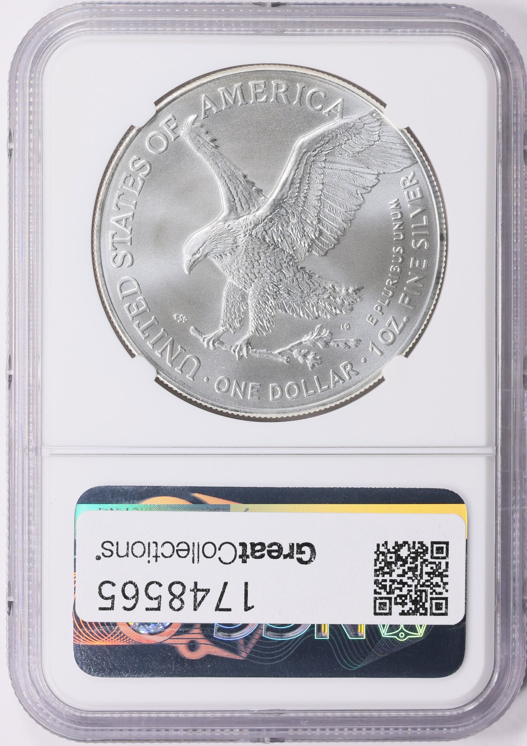 2023 $1 Silver Eagle Early Releases NGC MS-70 (Premier Select Series ...