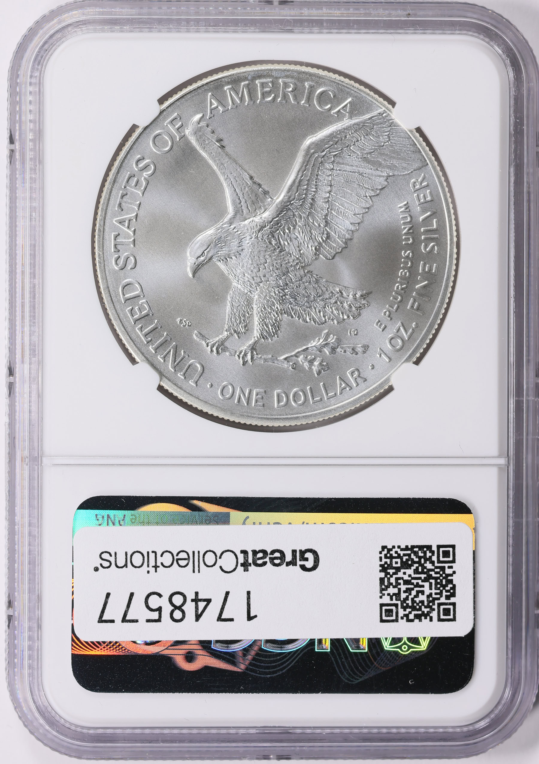 2023 $1 Silver Eagle Early Releases NGC MS-70 (Premier Select Series ...