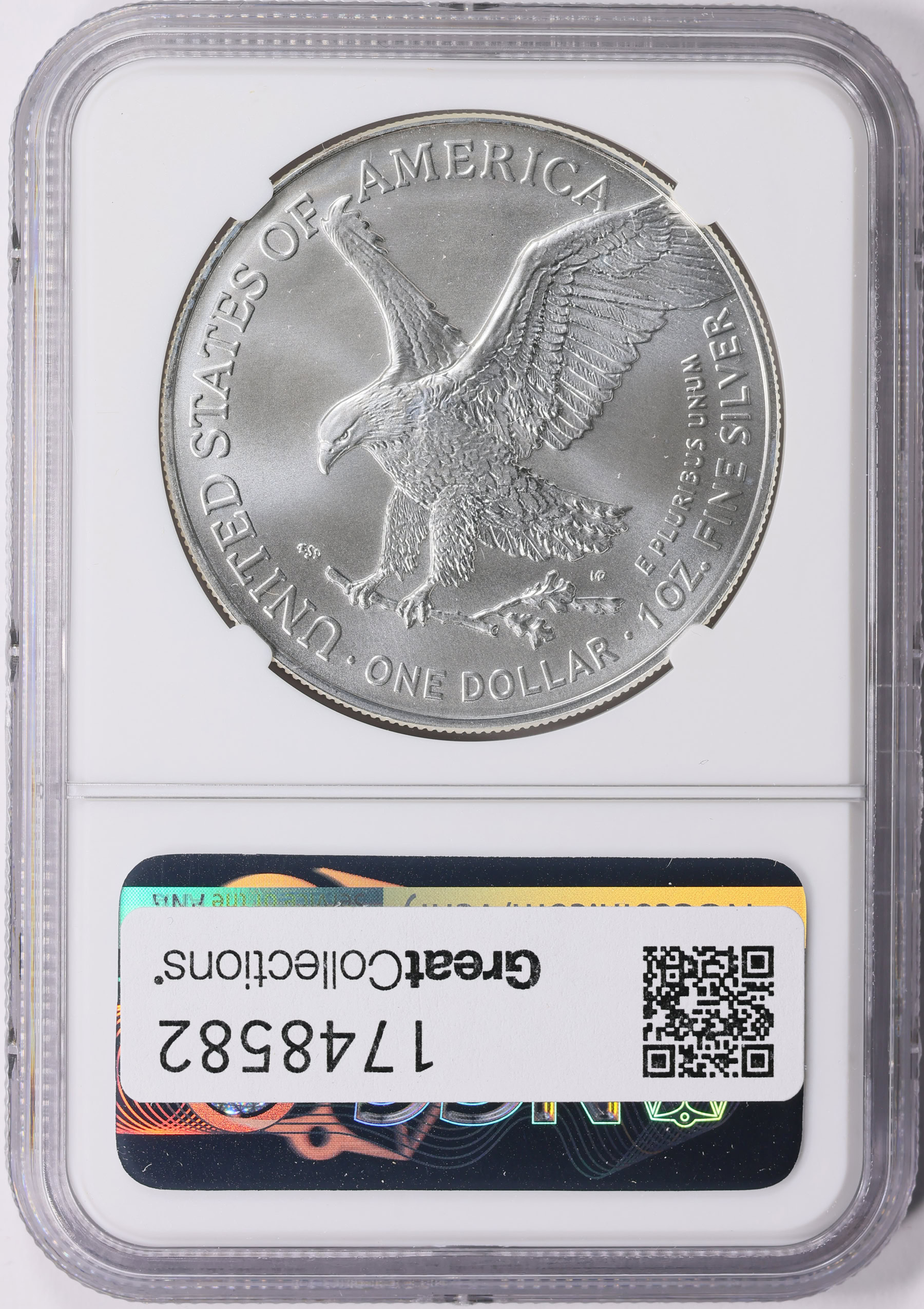 2023 $1 Silver Eagle Early Releases NGC MS-70 (Premier Select Series ...