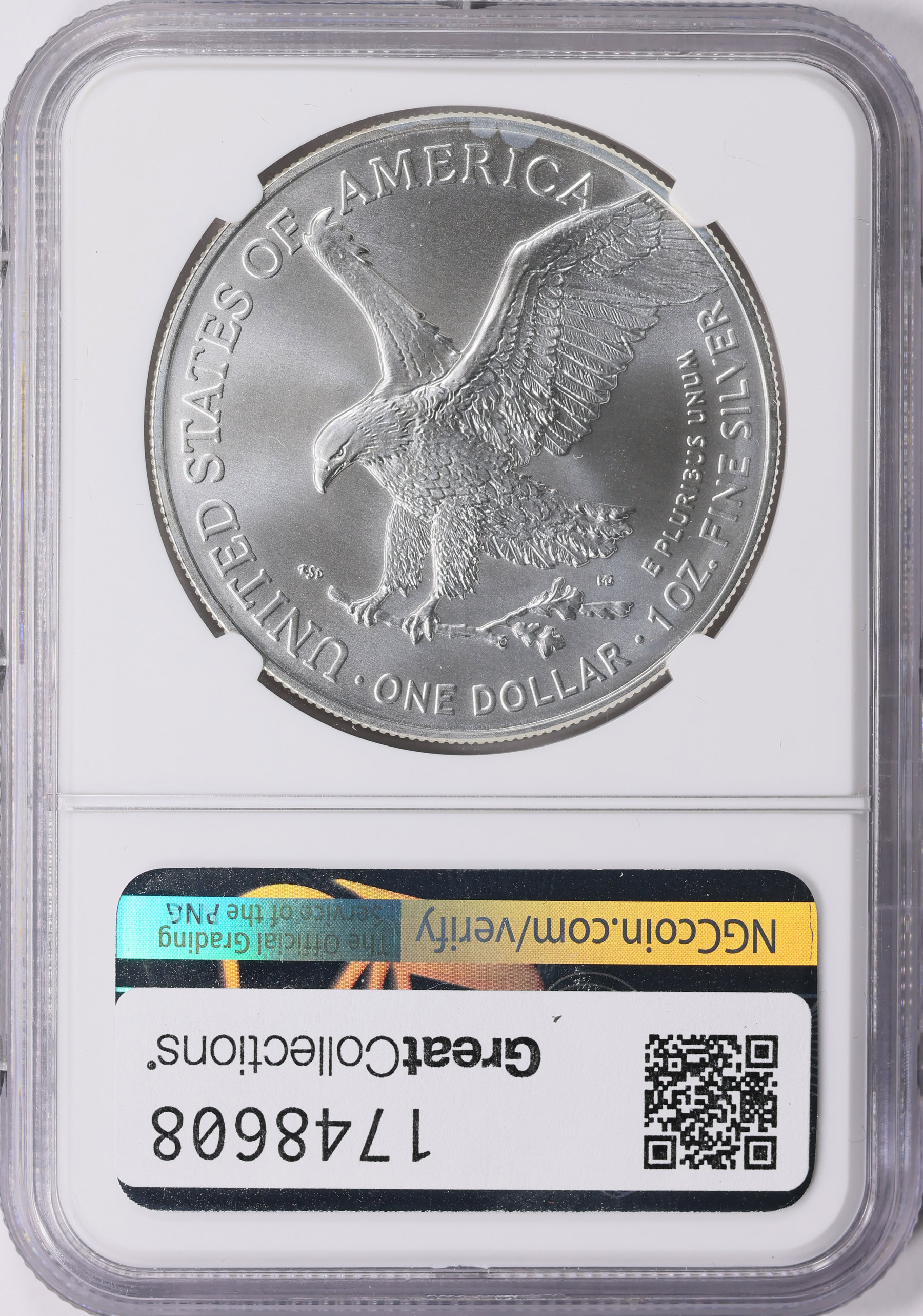2023 $1 Silver Eagle Early Releases NGC MS-70 (Premier Select Series ...