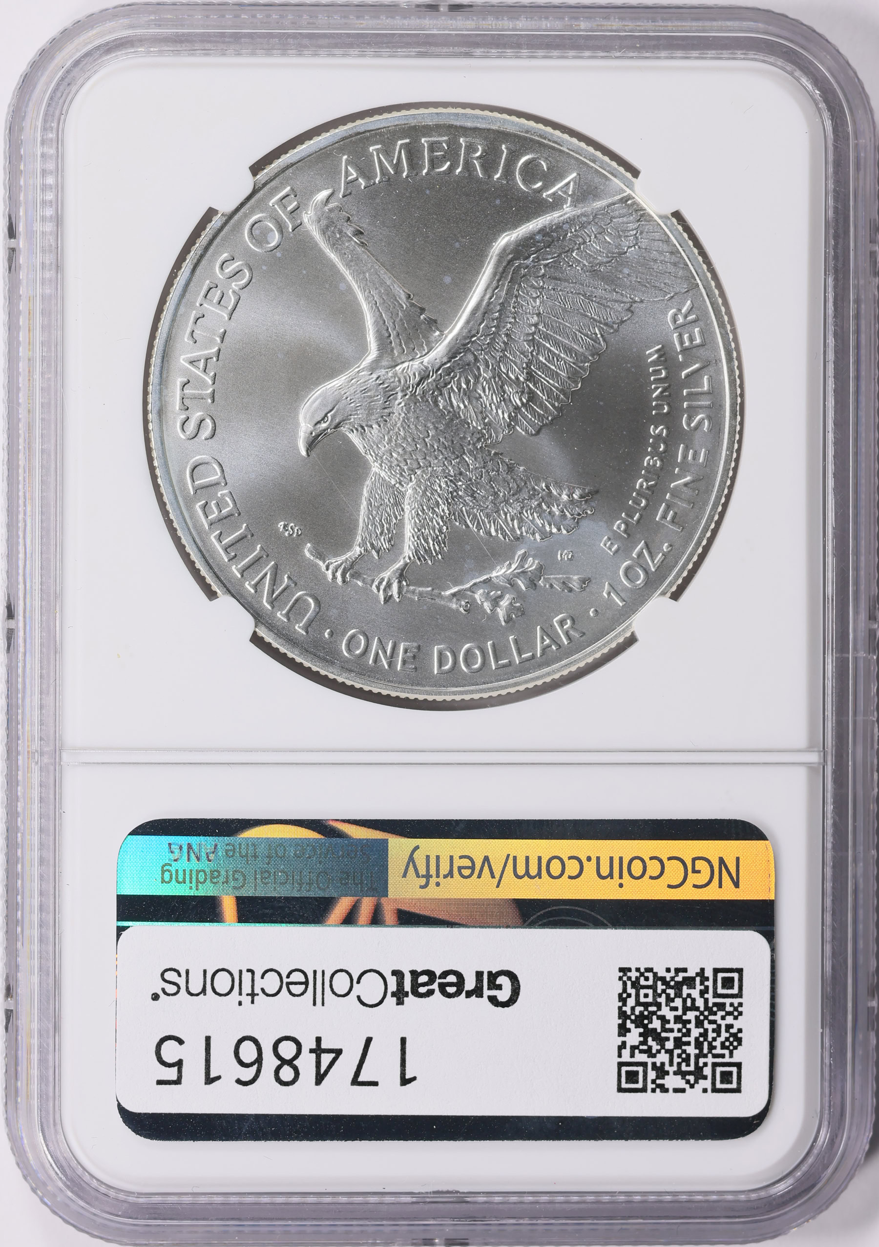 2023 $1 Silver Eagle Early Releases NGC MS-70 (Premier Select Series ...