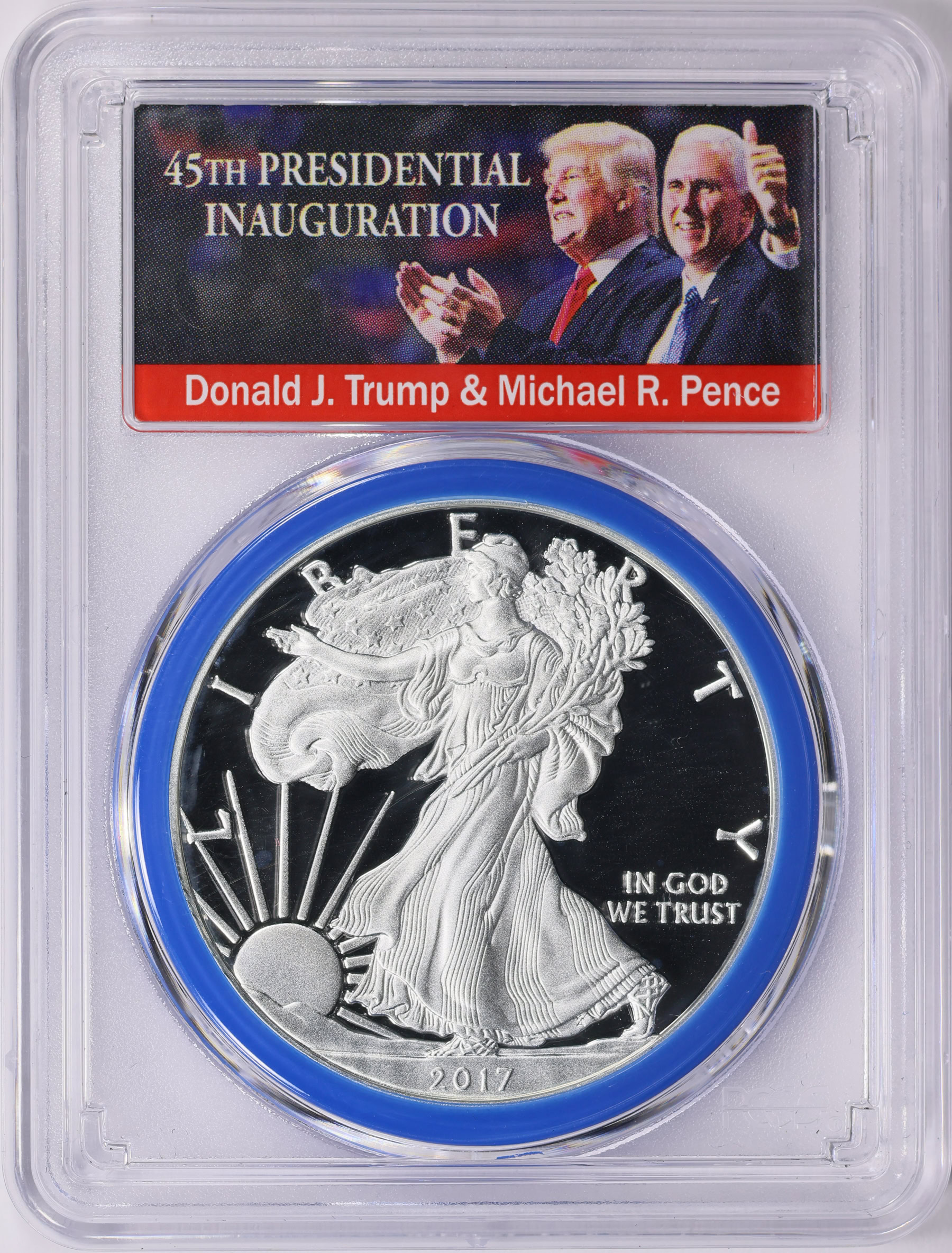 2017-S $1 Silver Eagle First Strike From the Congratulations Set PCGS Proof-70 DCAM (Donald ...
