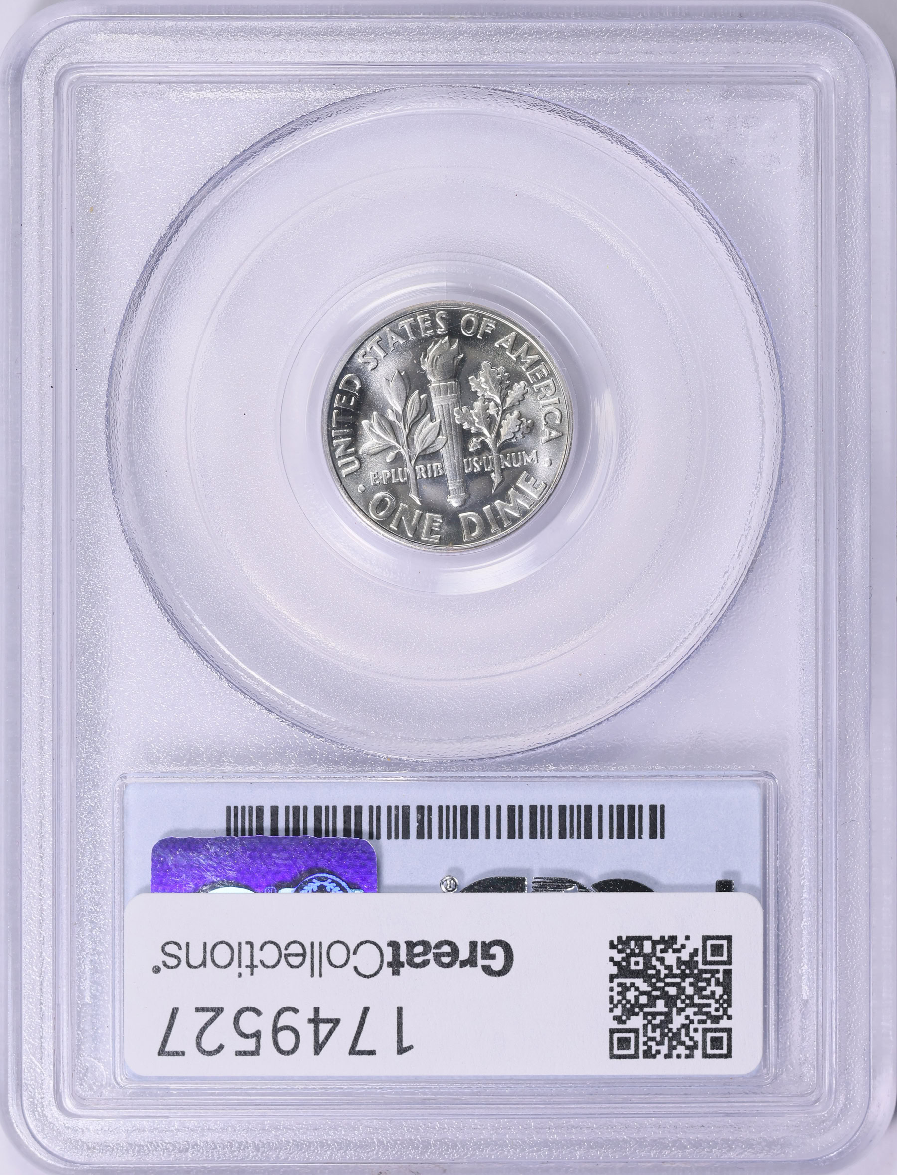 1964 Roosevelt Dime PCGS Proof-69 (Item 1749527) | GreatCollections ...