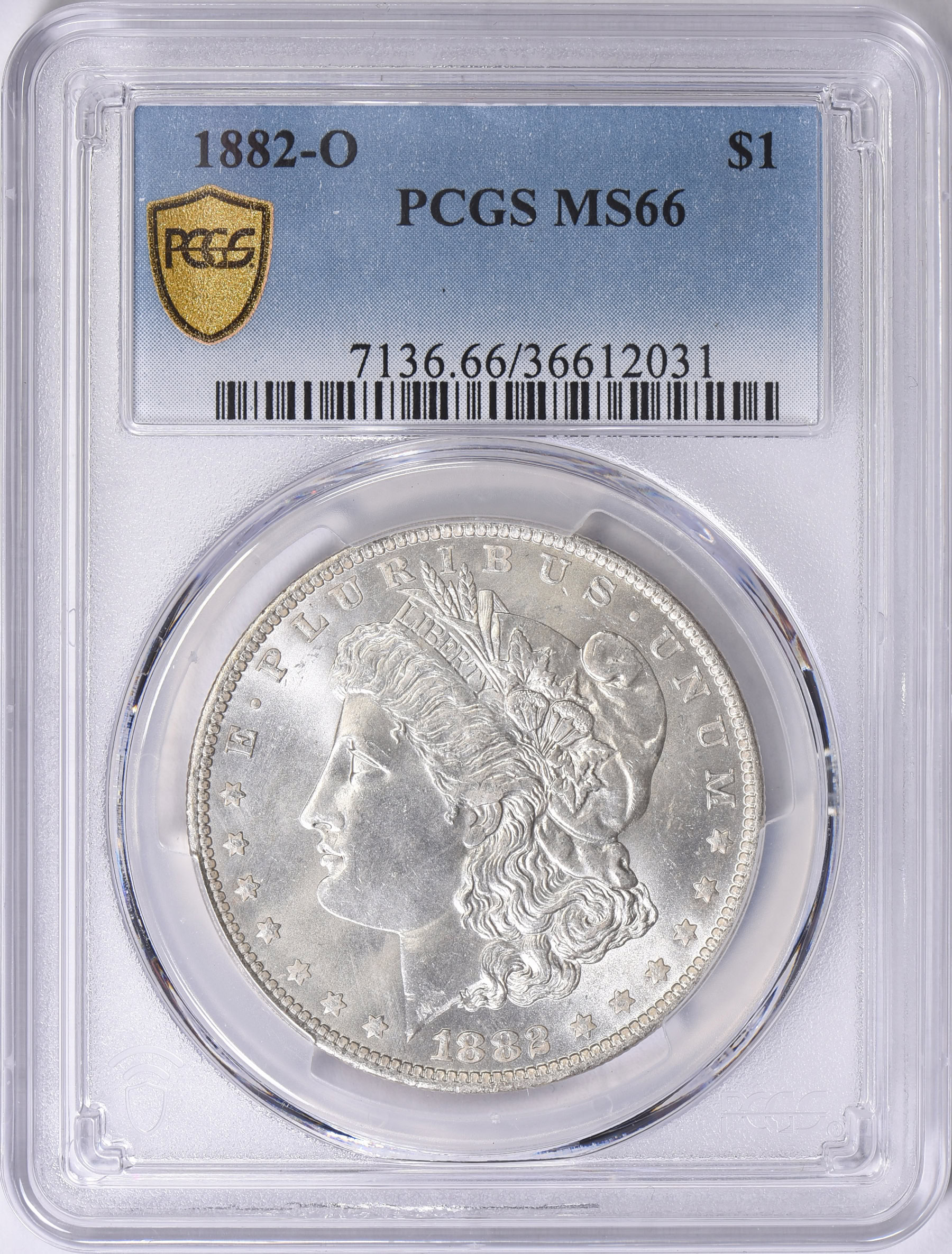 1882-O Morgan Silver Dollar PCGS MS-66 (Item 1749620) | GreatCollections Coin Auctions