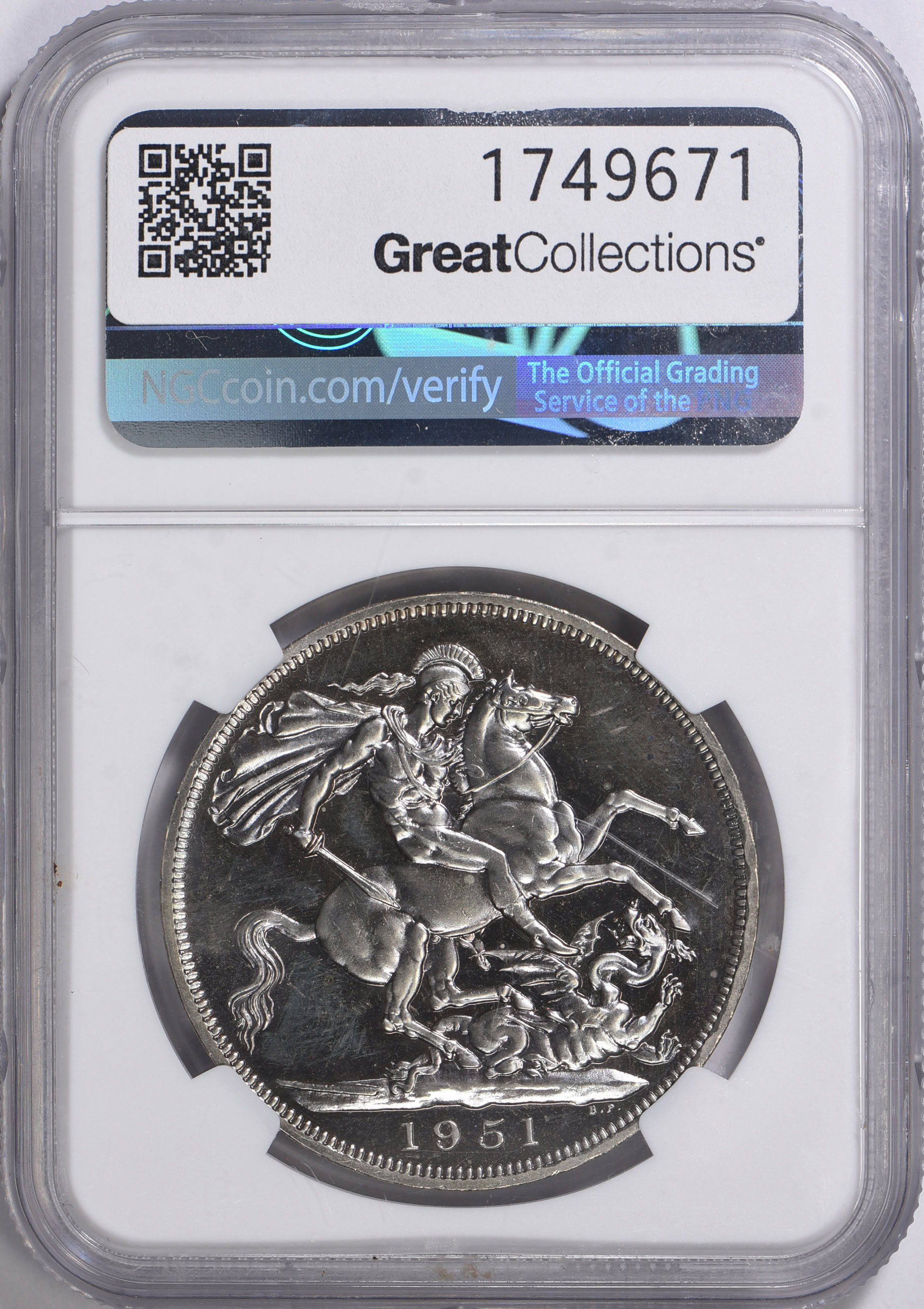 Great Britain 1951 Crown Festival of Britain KM-880 NGC PL-64 (Ex: The ...
