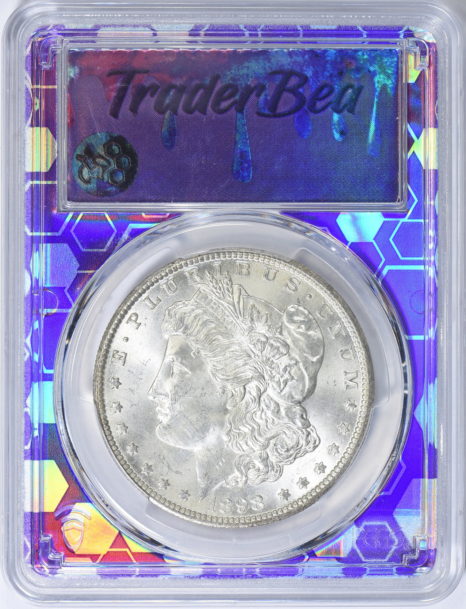 1898-O Morgan Silver Dollar PCGS MS-64 (Holographic Bee Frame Holder) (Item 1749729 ...