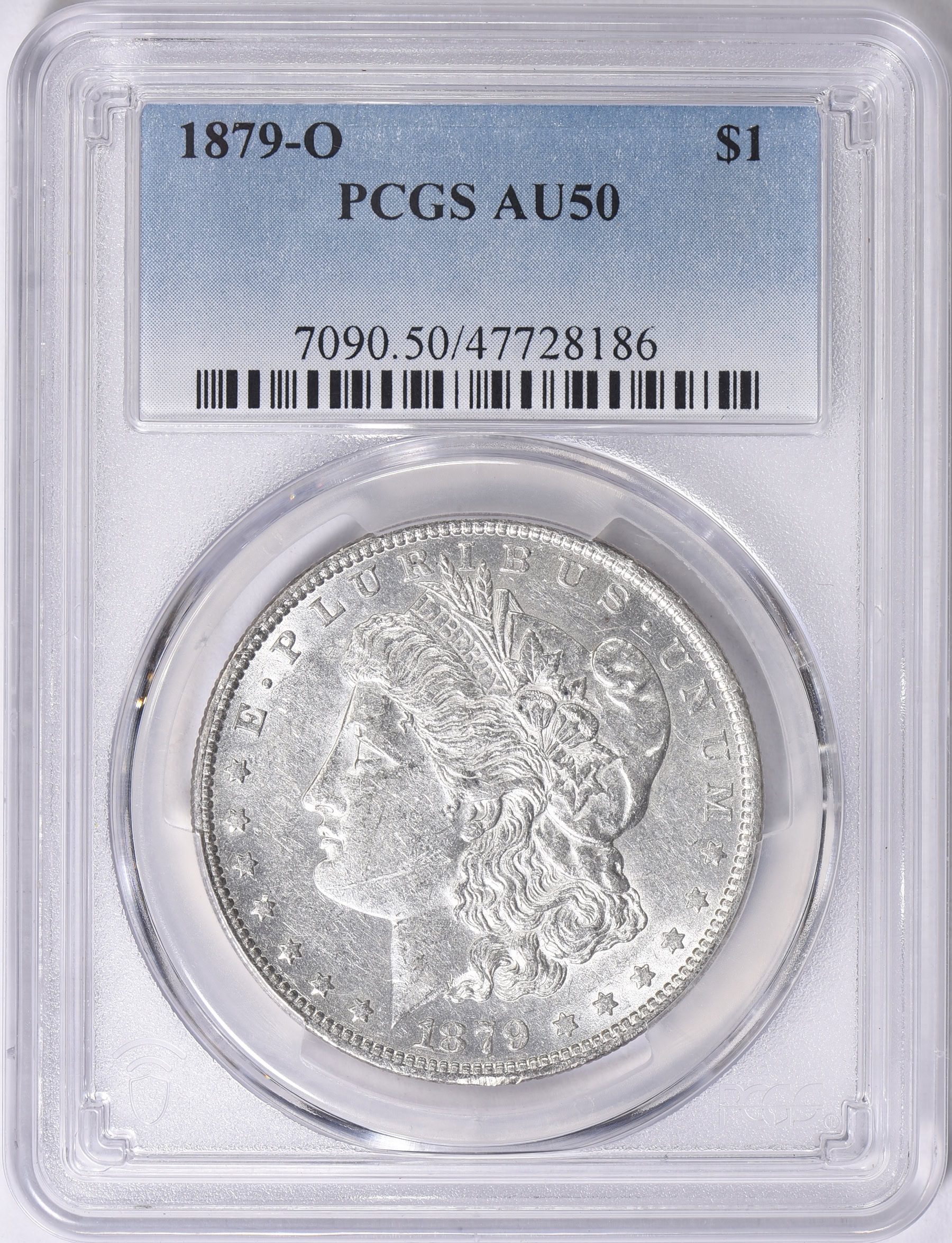 1879-O Morgan Silver Dollar PCGS AU-50 (Item 1749894) | GreatCollections Coin Auctions