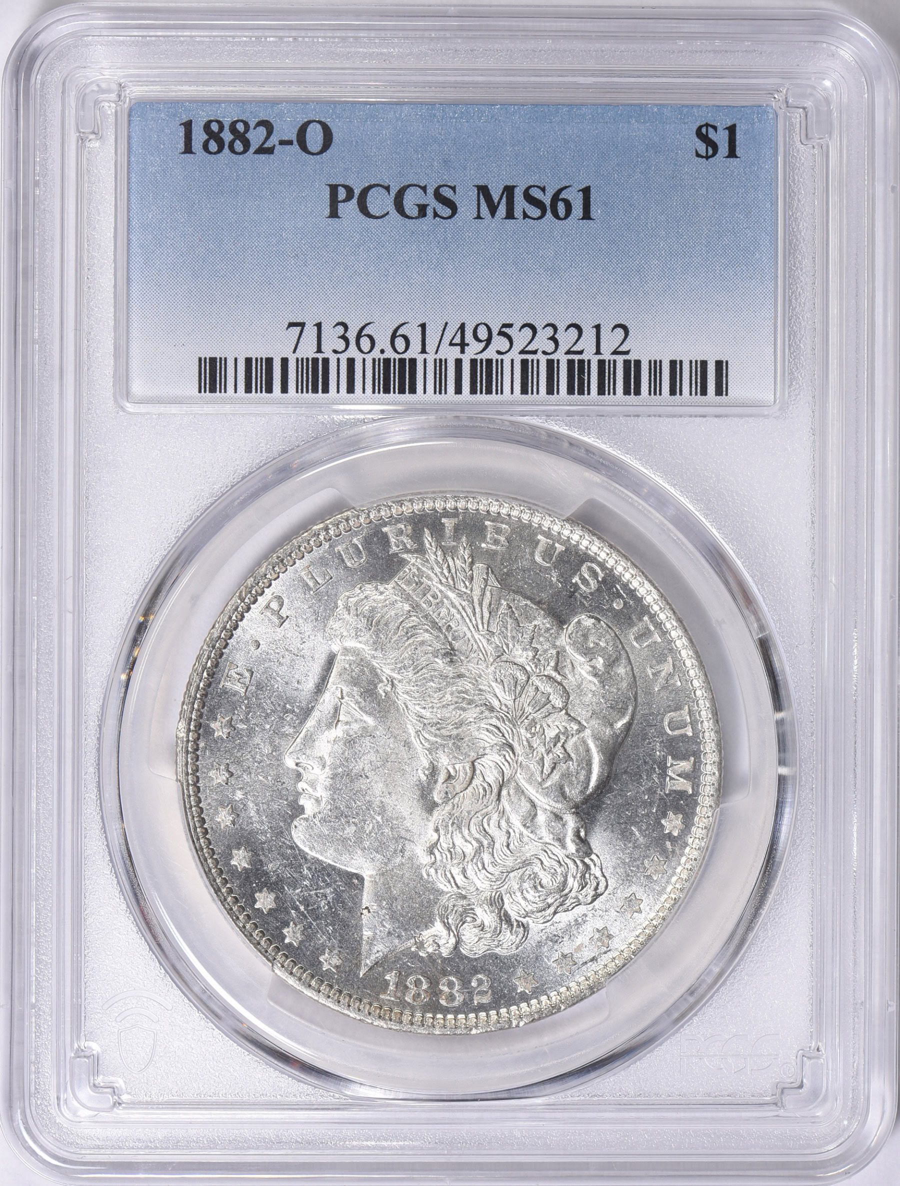 1882-O Morgan Silver Dollar PCGS MS-61 (Item 1749902) | GreatCollections Coin Auctions