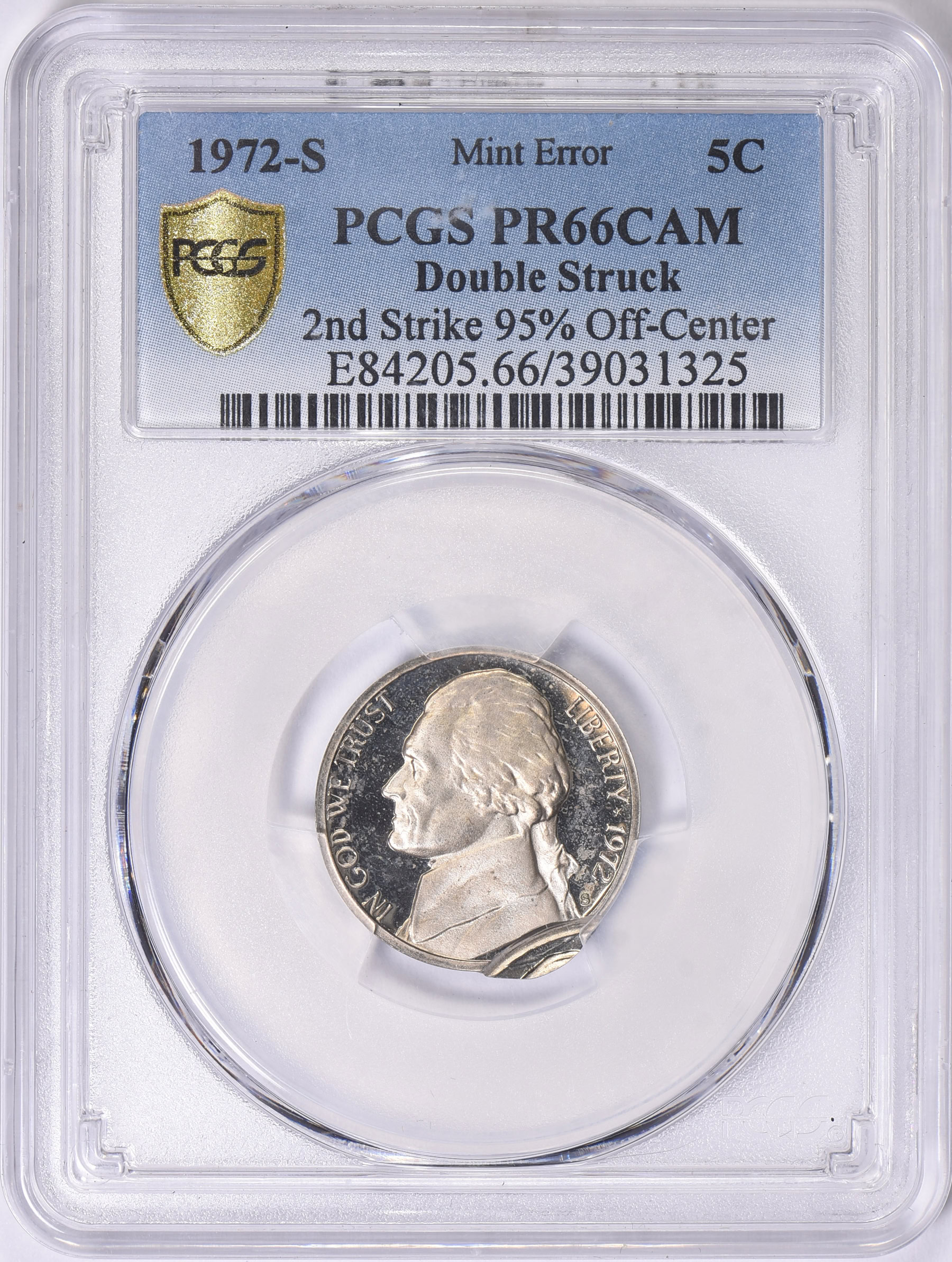 Mint Error 1972-S Jefferson Nickel Double Struck 2nd Strike 95% Off ...
