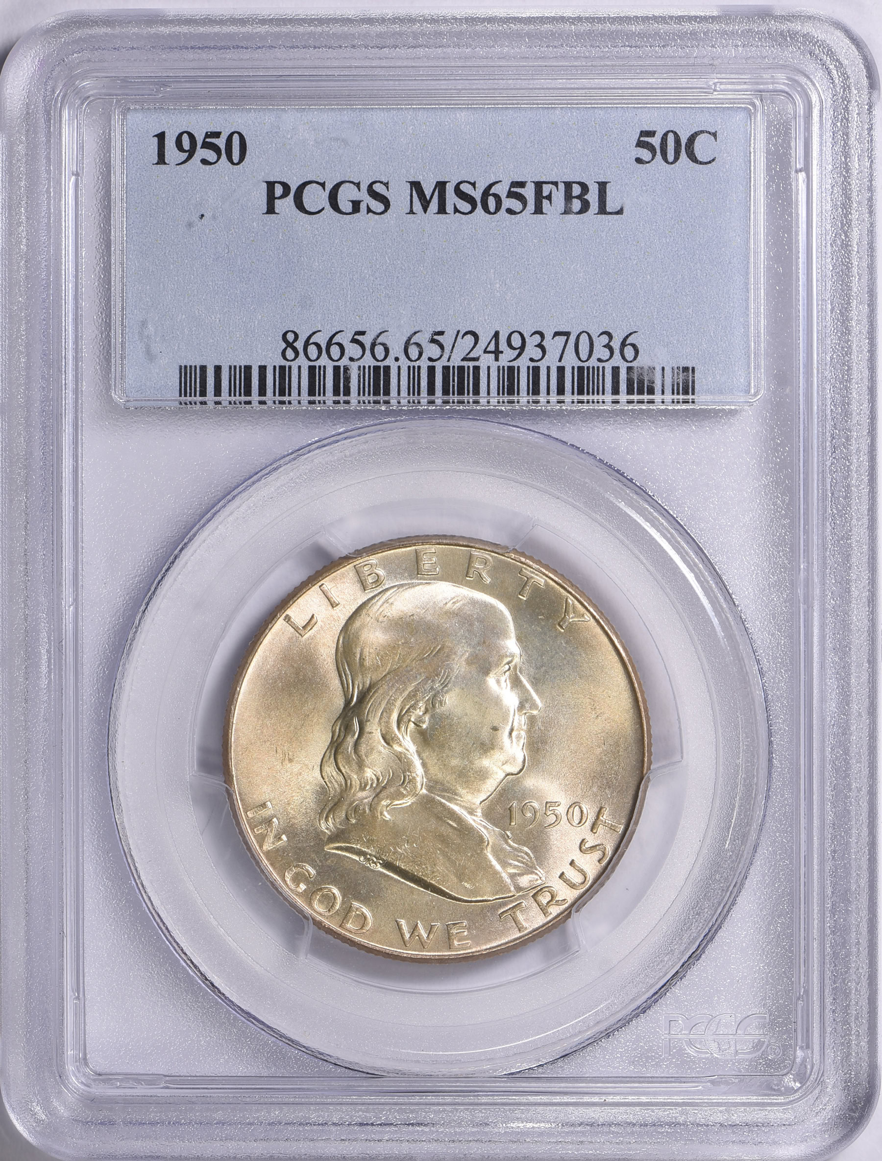 1950 Franklin Half Dollar PCGS MS-65 FBL (Item 1750709 ...