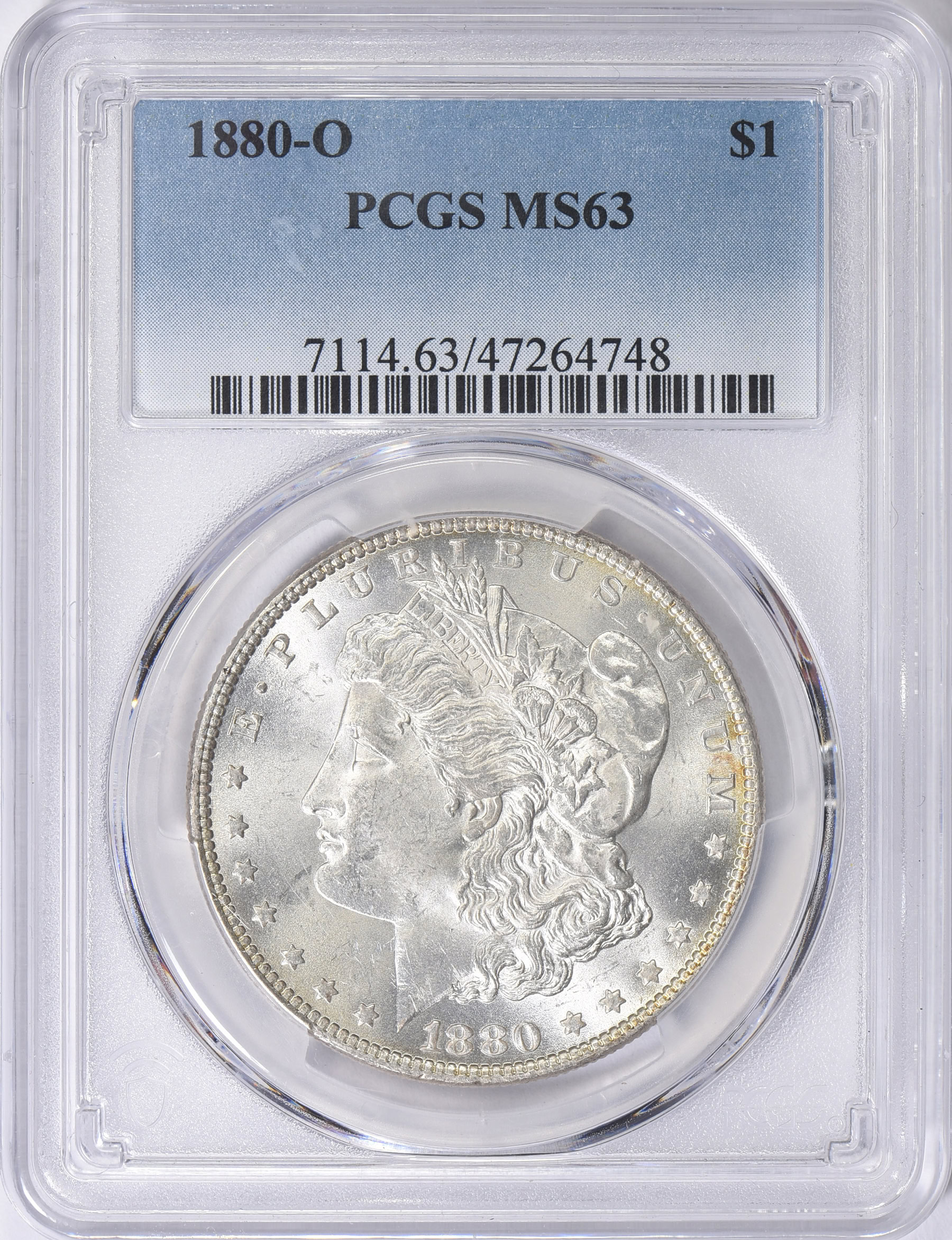 1880-O Morgan Silver Dollar PCGS MS-63 (Item 1750733) | GreatCollections Coin Auctions