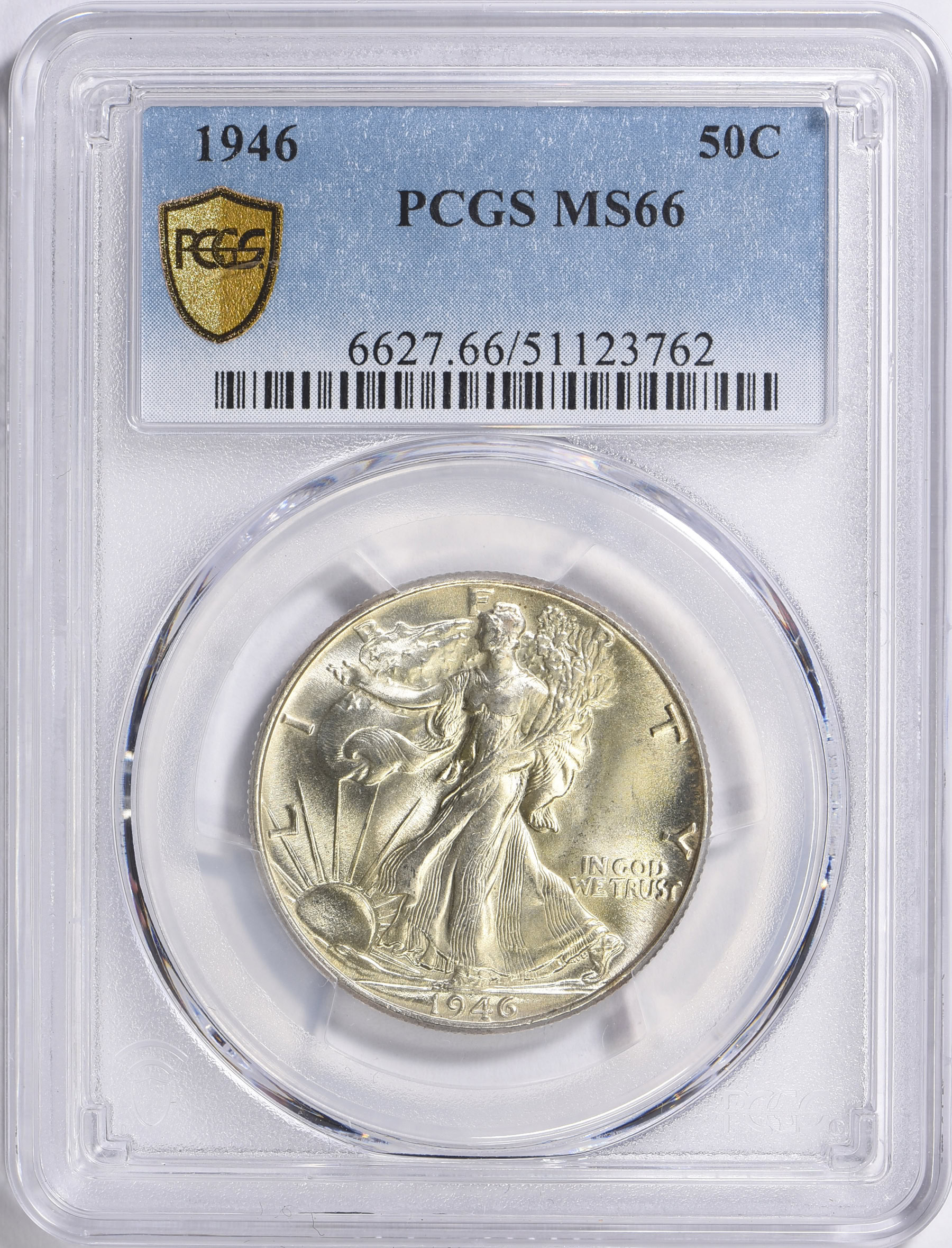 1946 Walking Liberty Half Dollar PCGS MS-66 (Item 1750785) | GreatCollections Coin Auctions