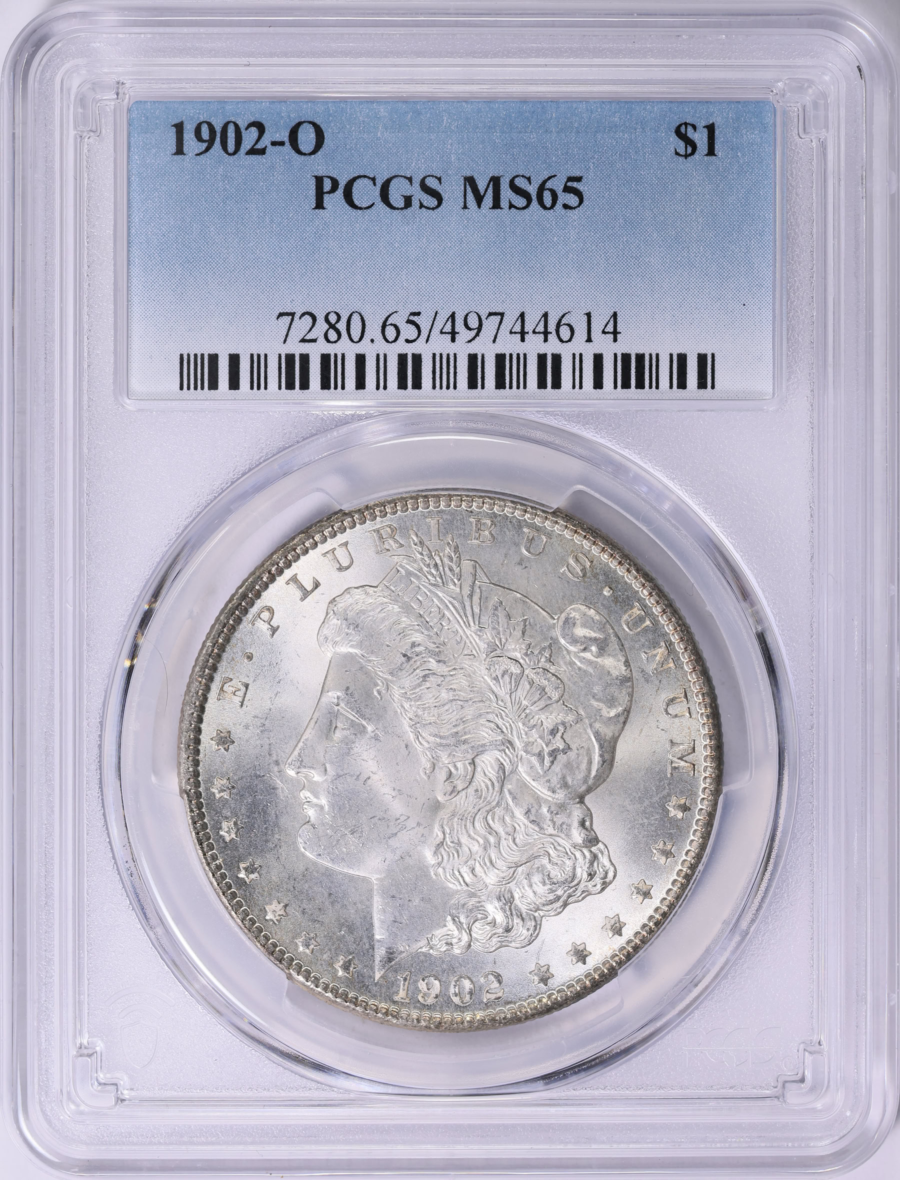 1902-O Morgan Silver Dollar PCGS MS-65 (Item 1751045) | GreatCollections Coin Auctions