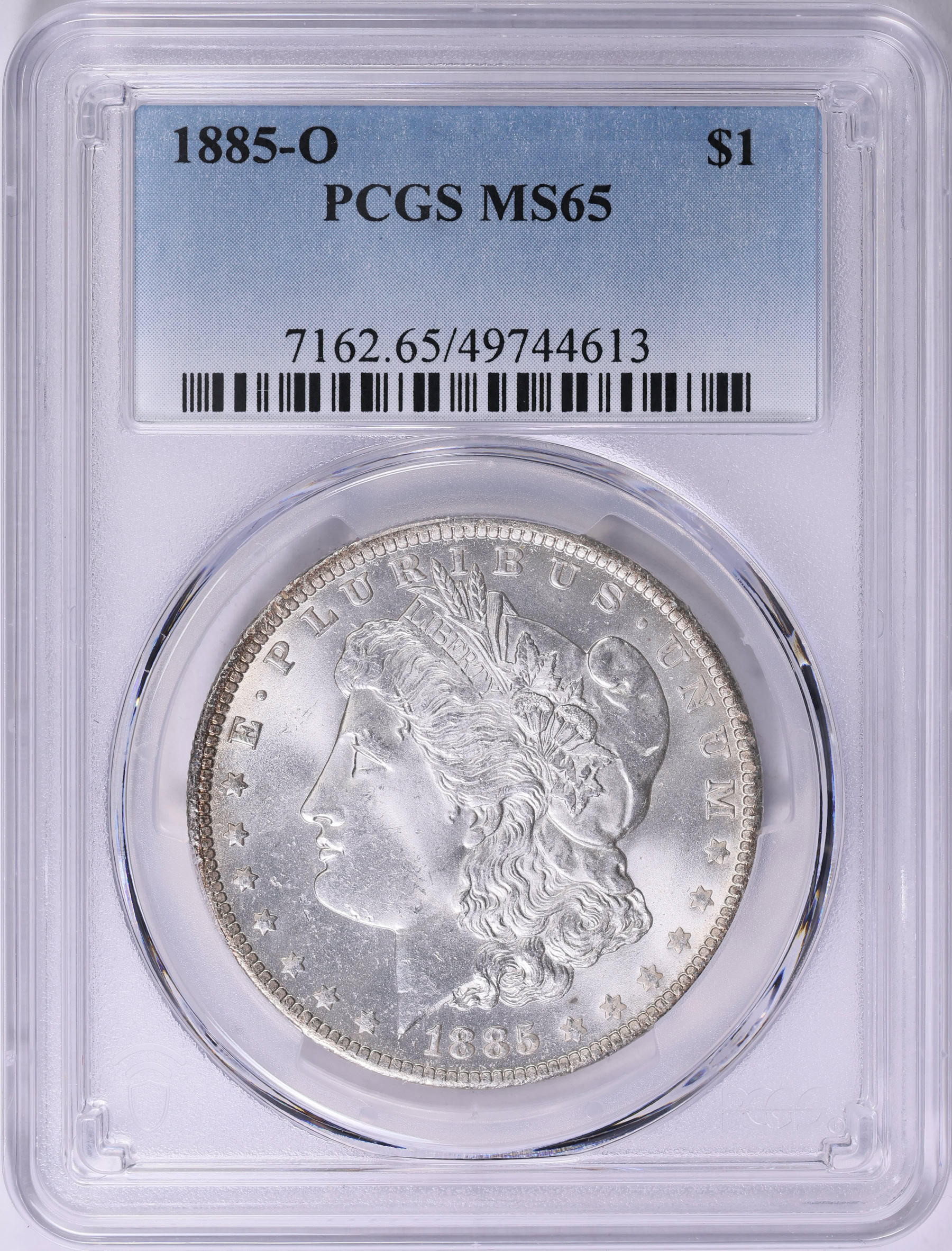 1885-O Morgan Silver Dollar PCGS MS-65 (Item 1751046) | GreatCollections Coin Auctions