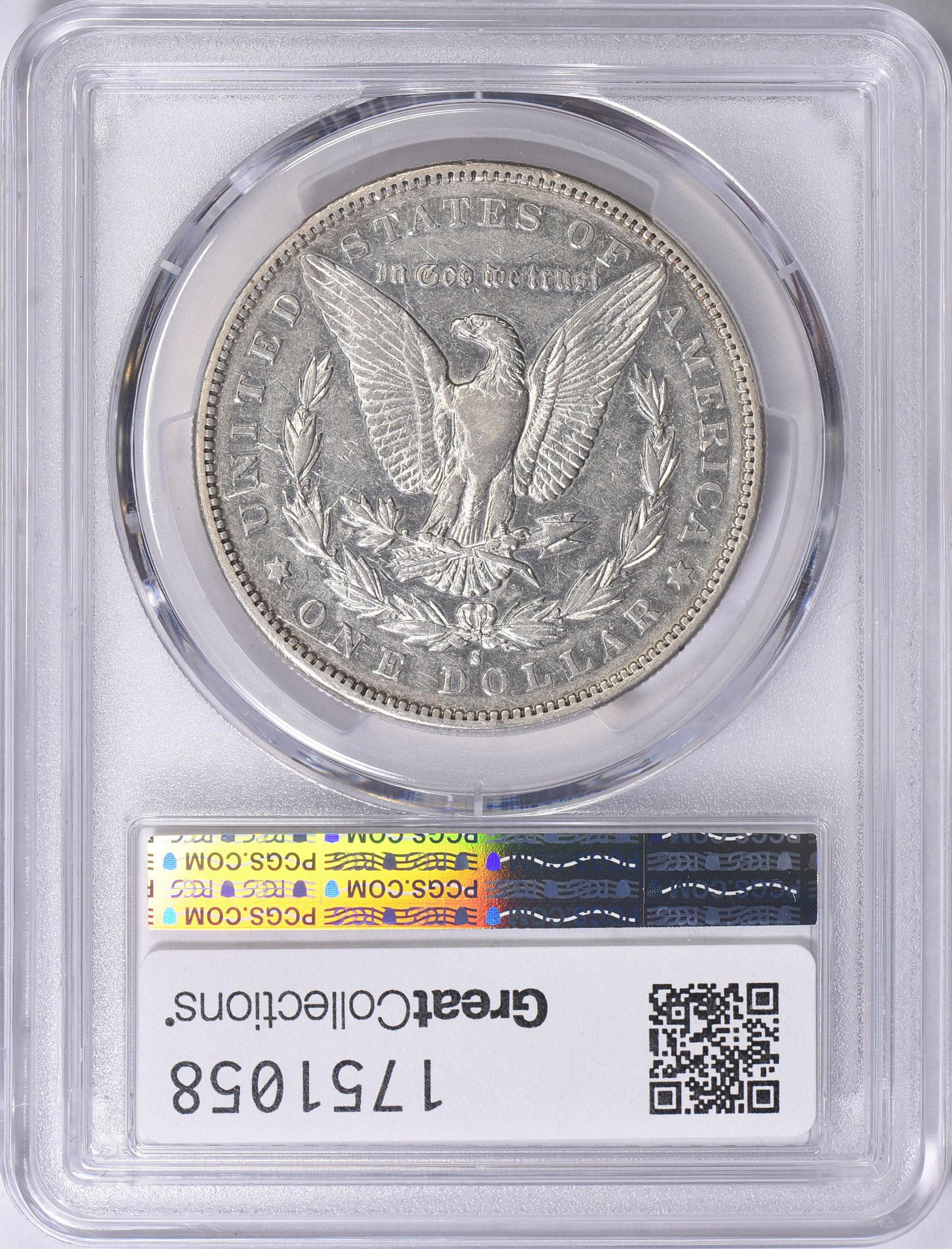 1893-S Morgan Silver Dollar PCGS XF-40 (Item 1751058) | GreatCollections Coin Auctions