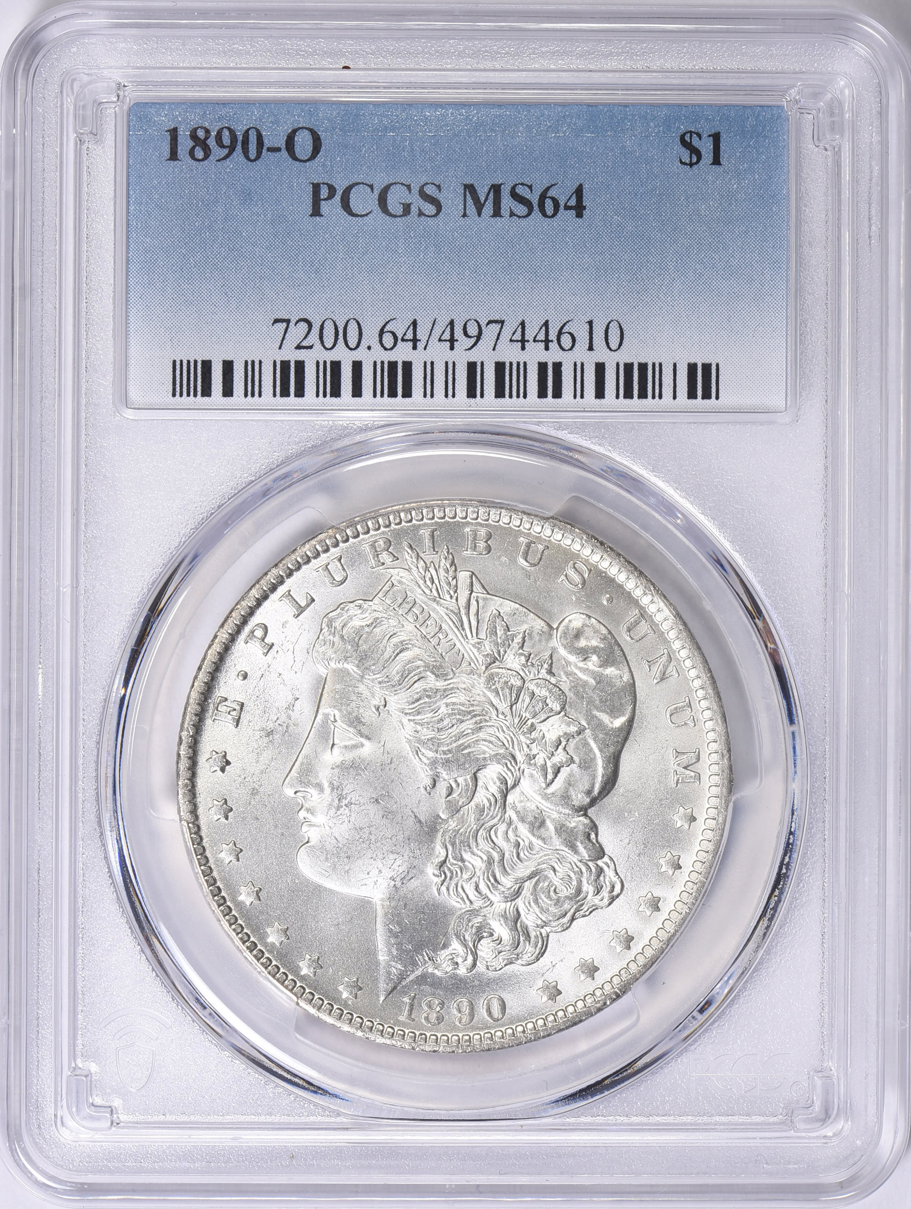 1890-O Morgan Silver Dollar PCGS MS-64 (Item 1751065) | GreatCollections Coin Auctions