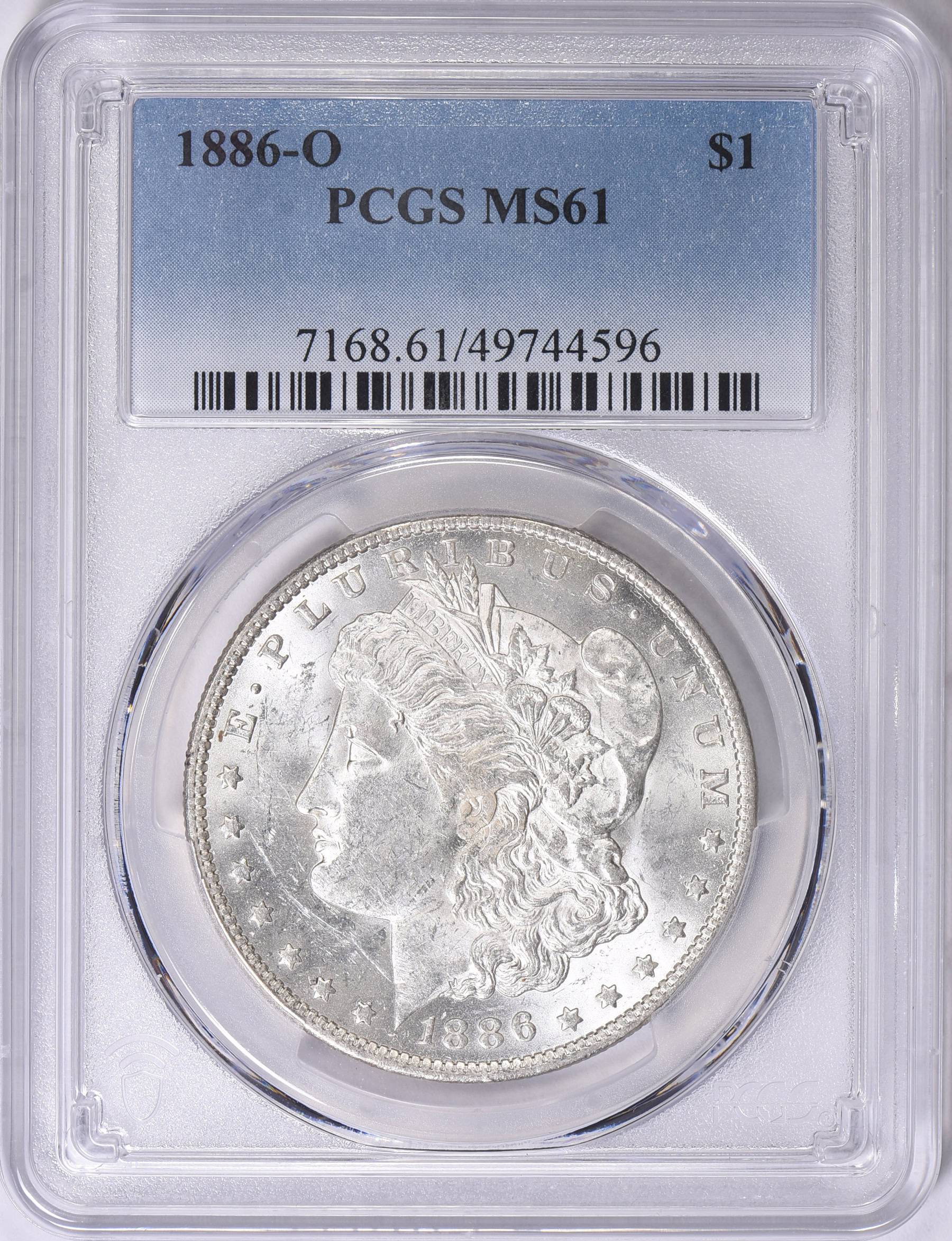 1886-O Morgan Silver Dollar PCGS MS-61 (Item 1751073) | GreatCollections Coin Auctions