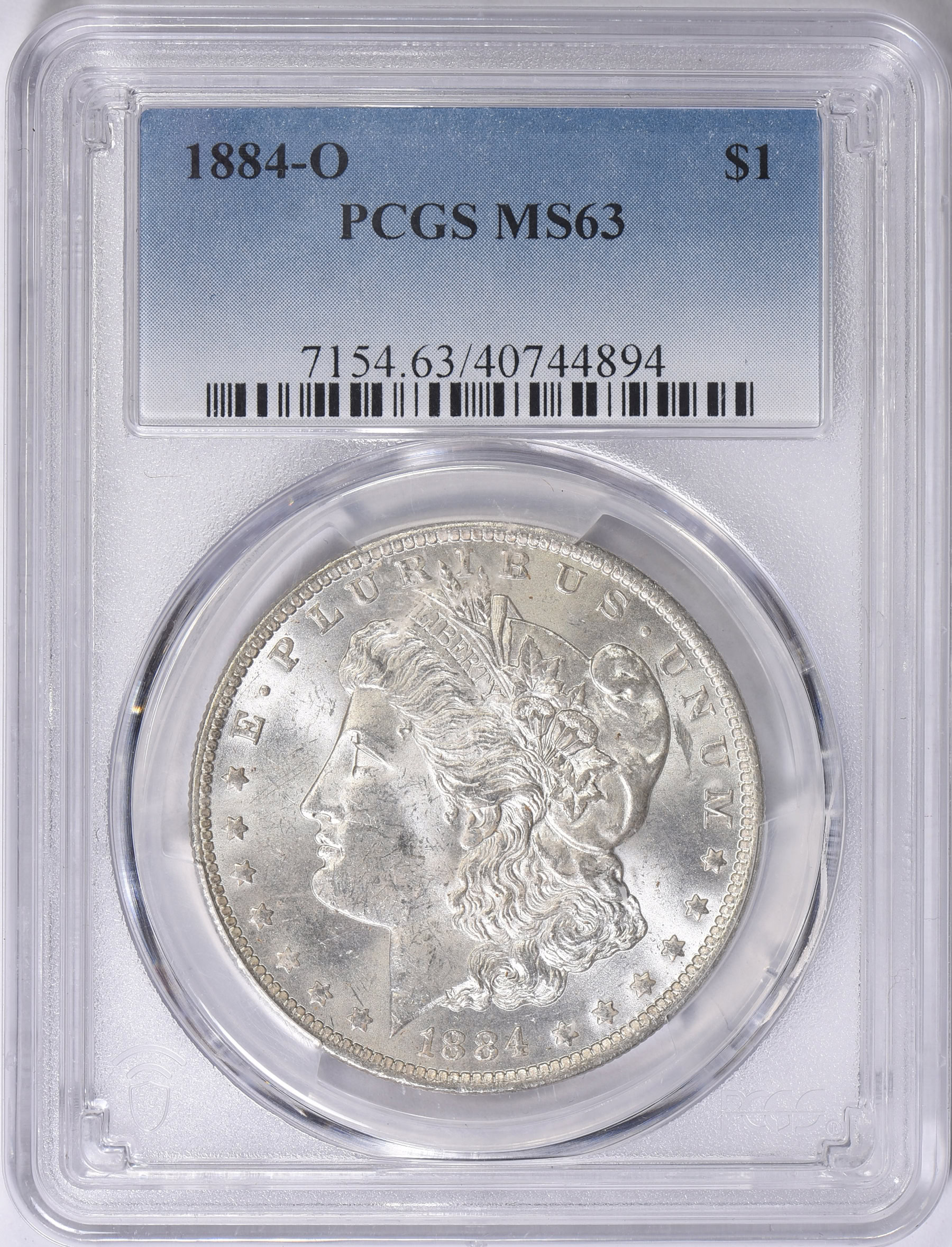 1884-O Morgan Silver Dollar PCGS MS-63 (Item 1751337) | GreatCollections Coin Auctions