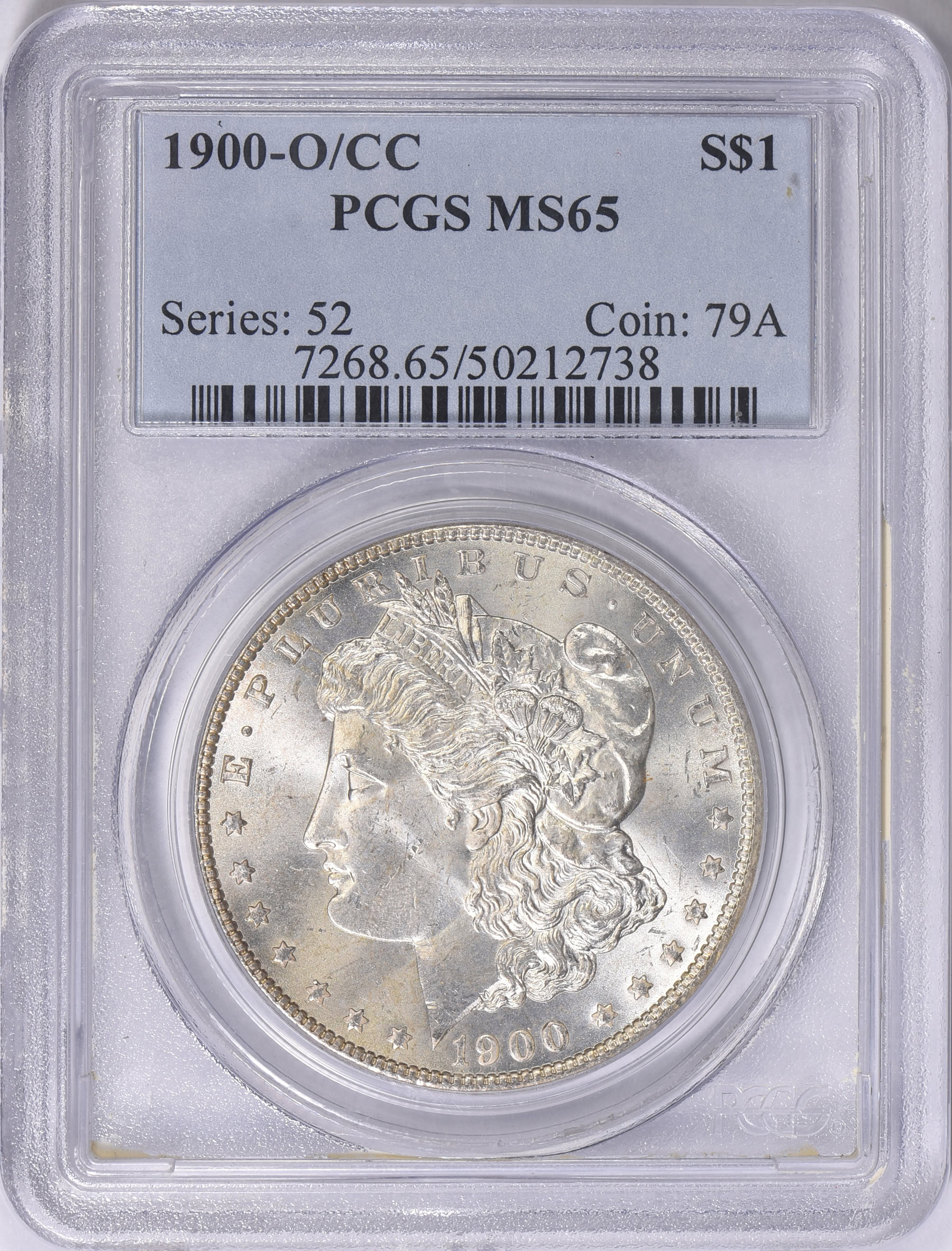 1900-O/CC Morgan Silver Dollar PCGS MS-65 (Item 1751383) | GreatCollections Coin Auctions