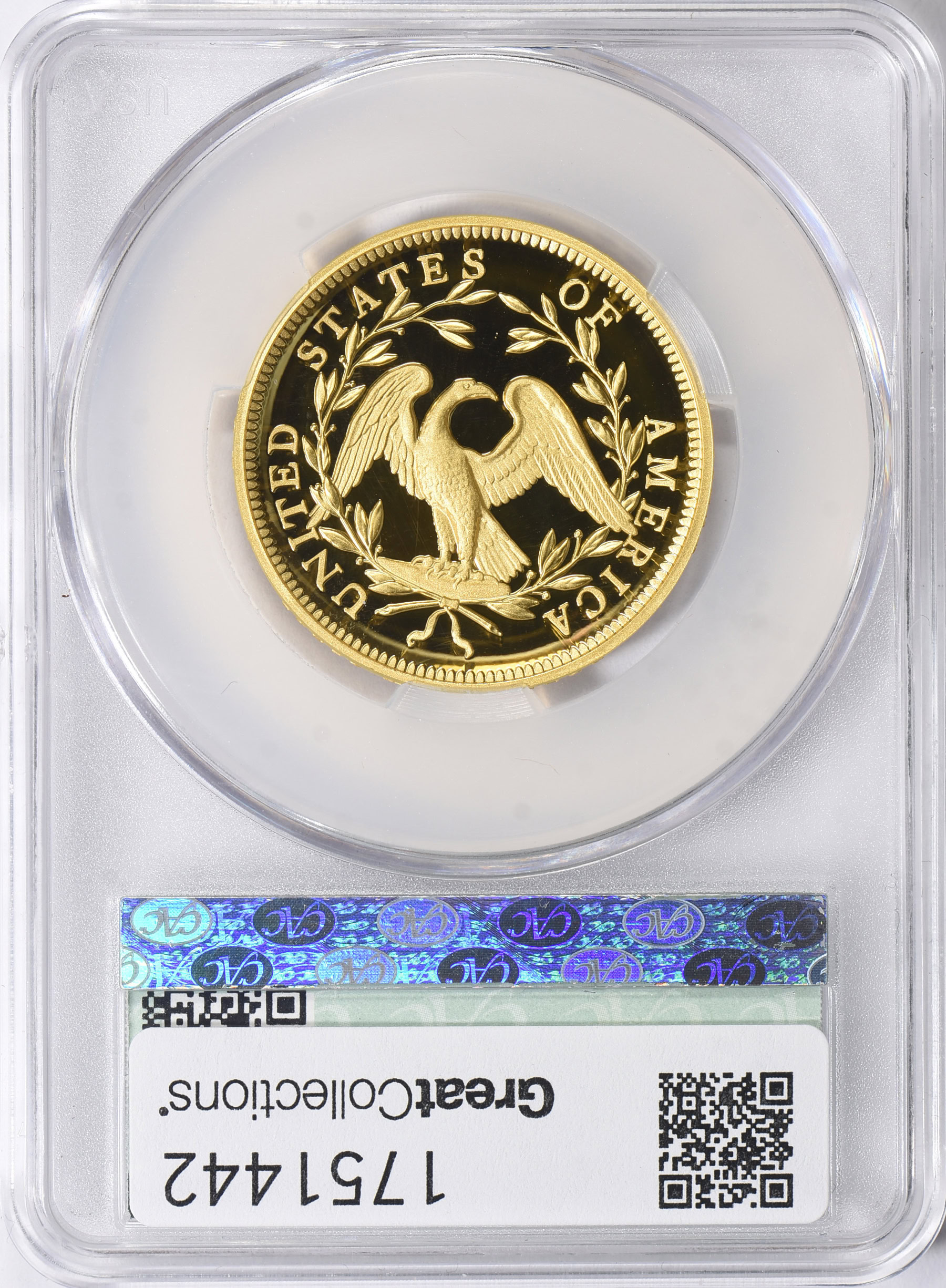 2024 Flowing Hair High Relief Gold Dollar 230th Anniversary Privy Mark ...