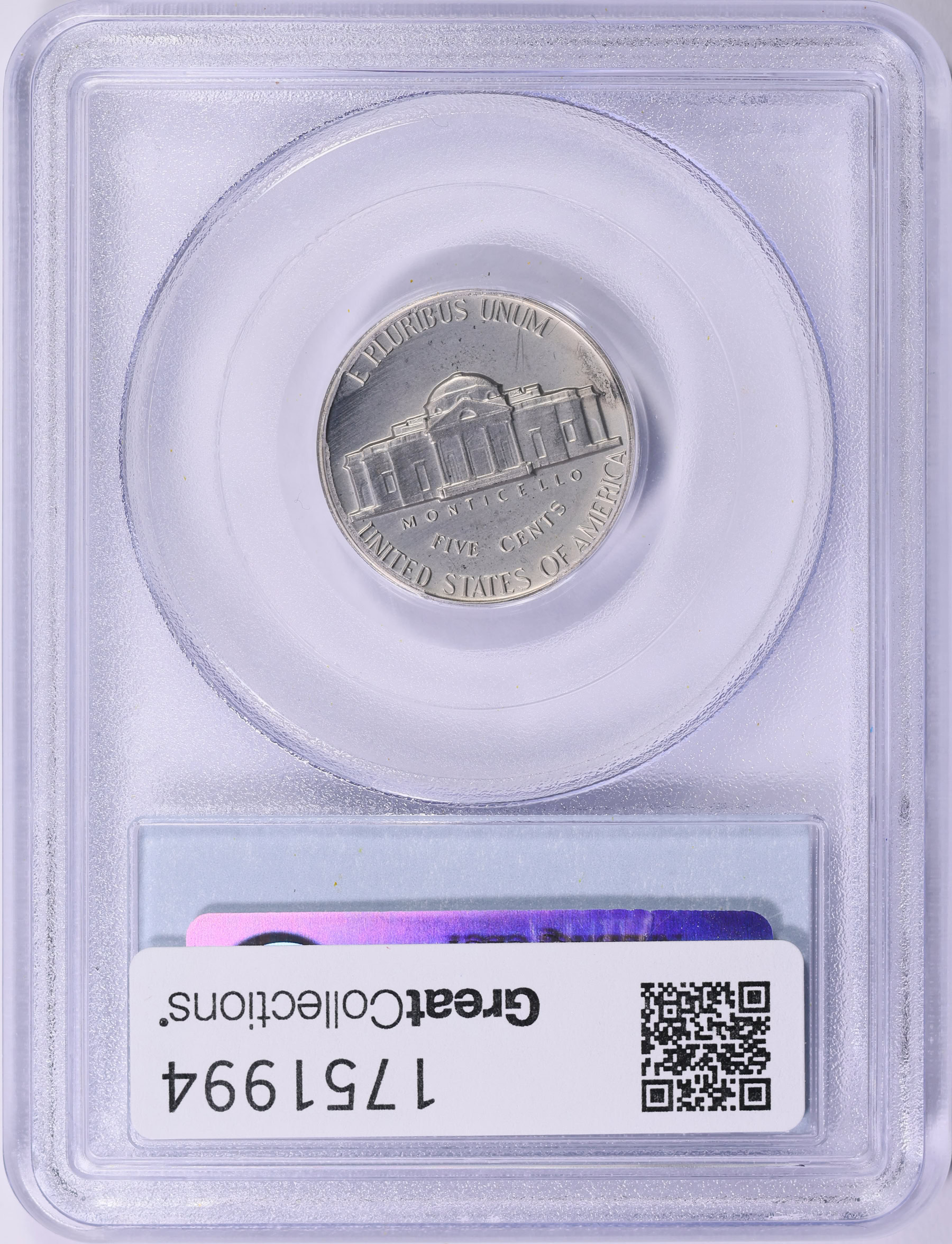 1964 Jefferson Nickel PCGS Proof-65 (Item 1751994) | GreatCollections ...