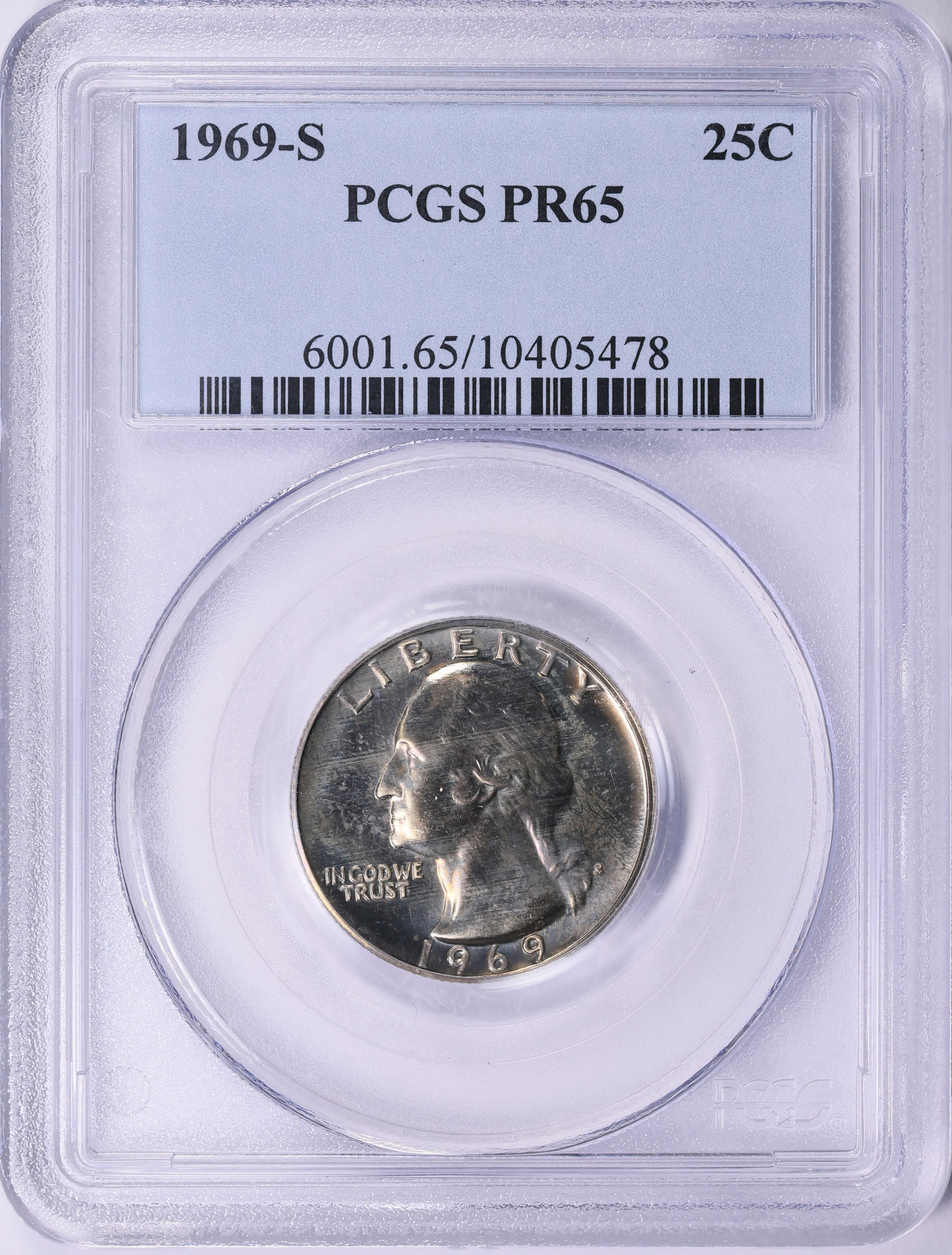 1969-S Washington Quarter PCGS Proof-65 (Toned) (Item 1752056 ...